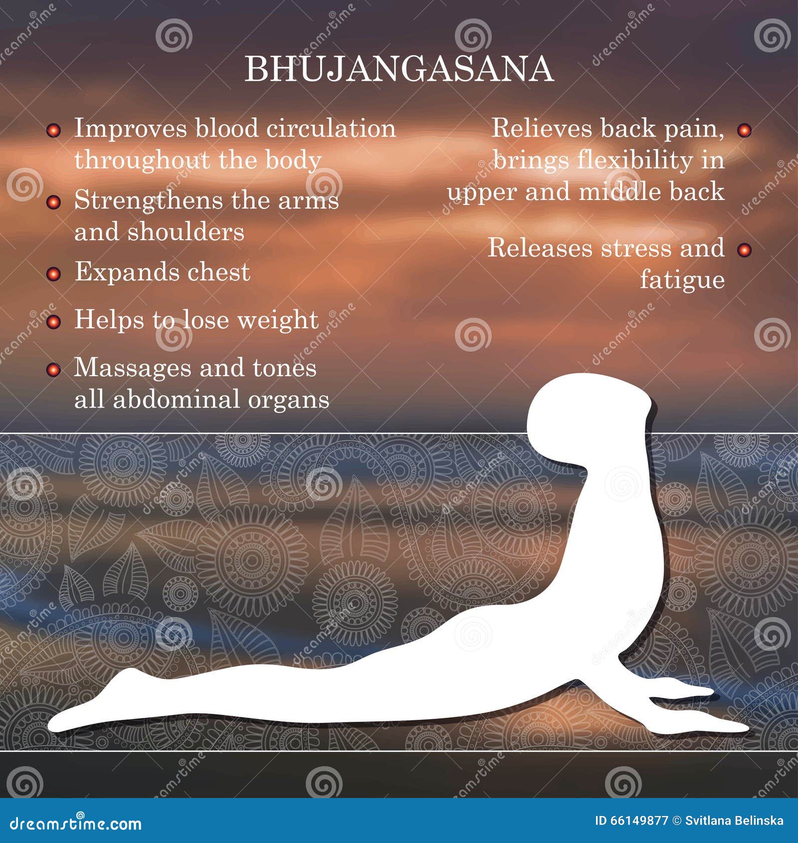 Yogahaltung Infographics, Nutzen Von Praxis Vektor Abbildung ...