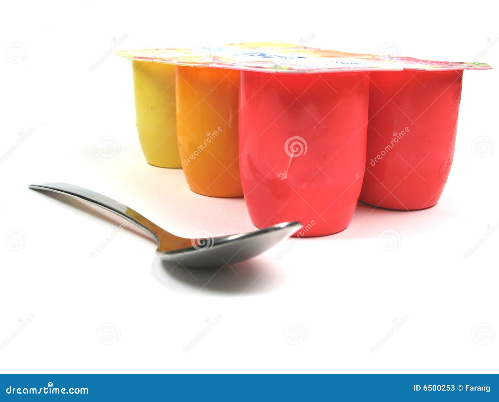 Yoghurt stock image. Image of plastic, colours, nutrients - 6500253
