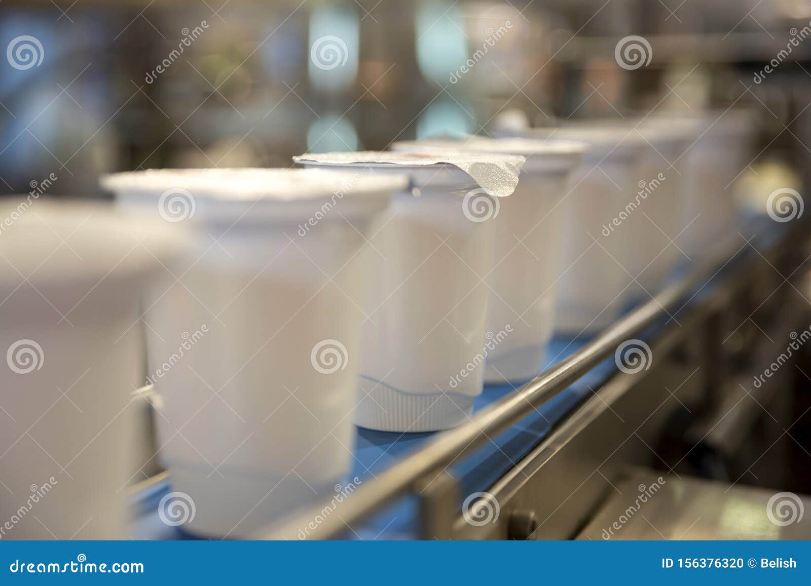 Yoghurt packing machine editorial image. Image of fair - 156376320