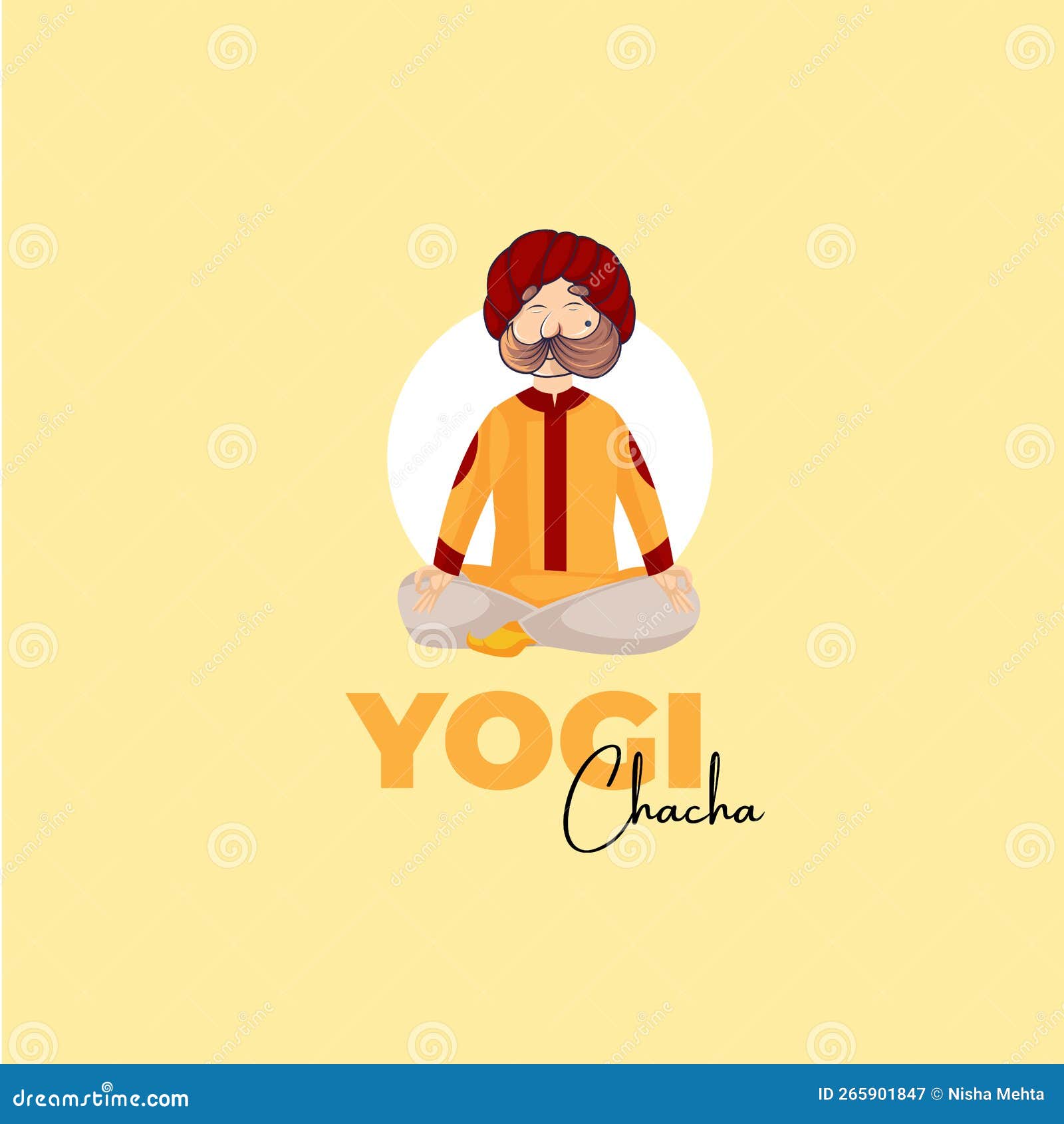 Yogi Chacha Vector Mascot Logo | CartoonDealer.com #265901847