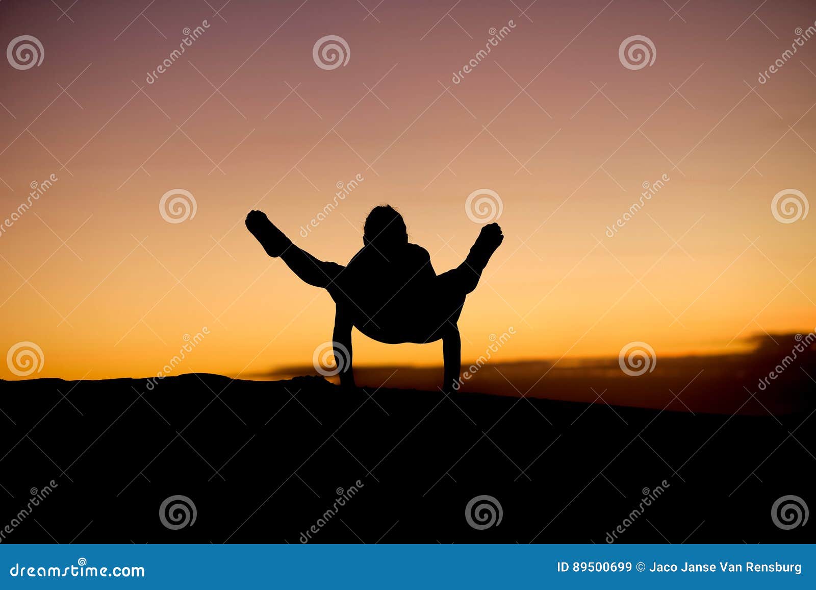 Yogi Master Silhouette on the Beach Stock Image - Image of lotus ...