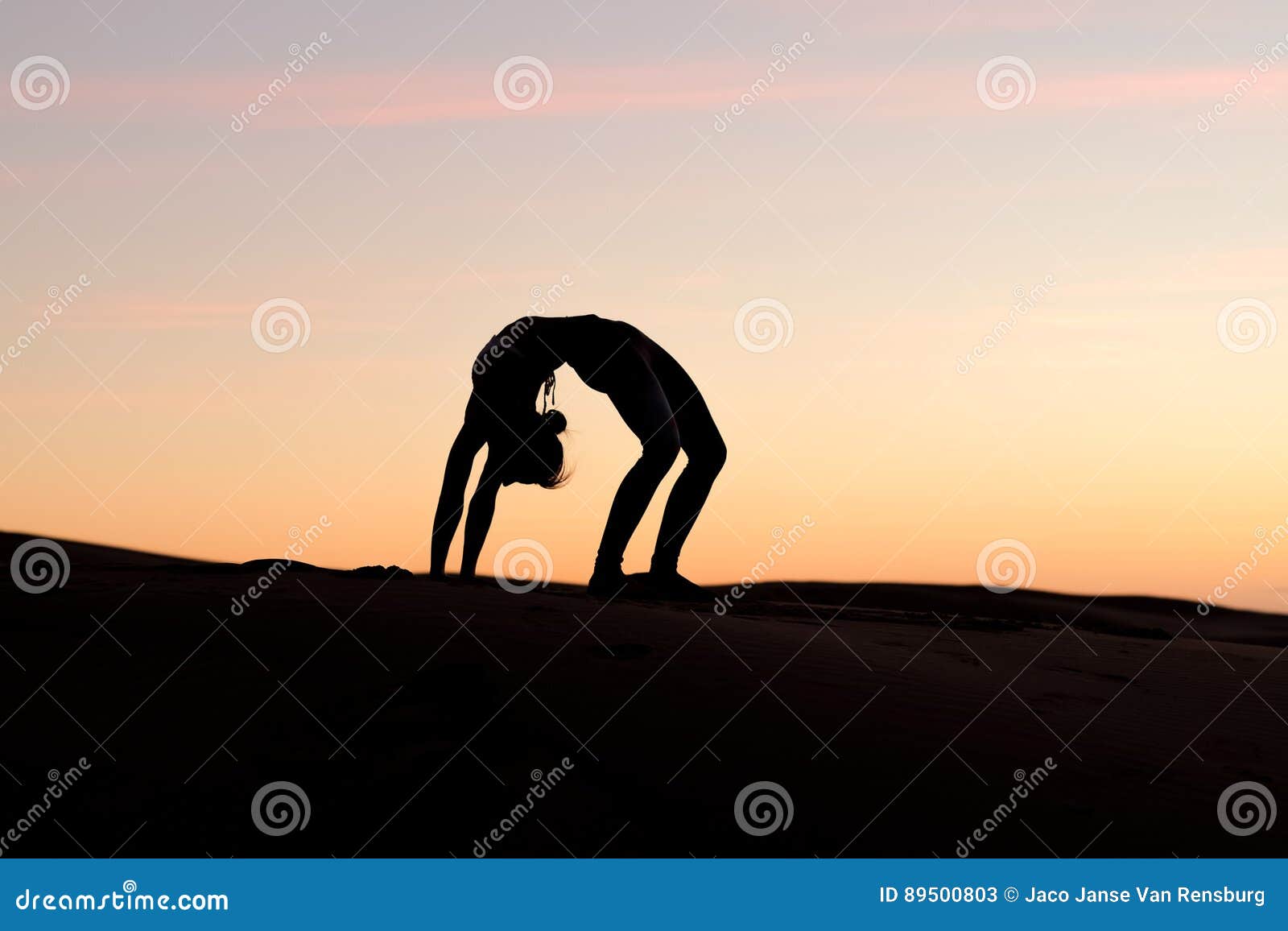 Yogi Master Silhouette on the Beach Stock Image - Image of black, yoga ...