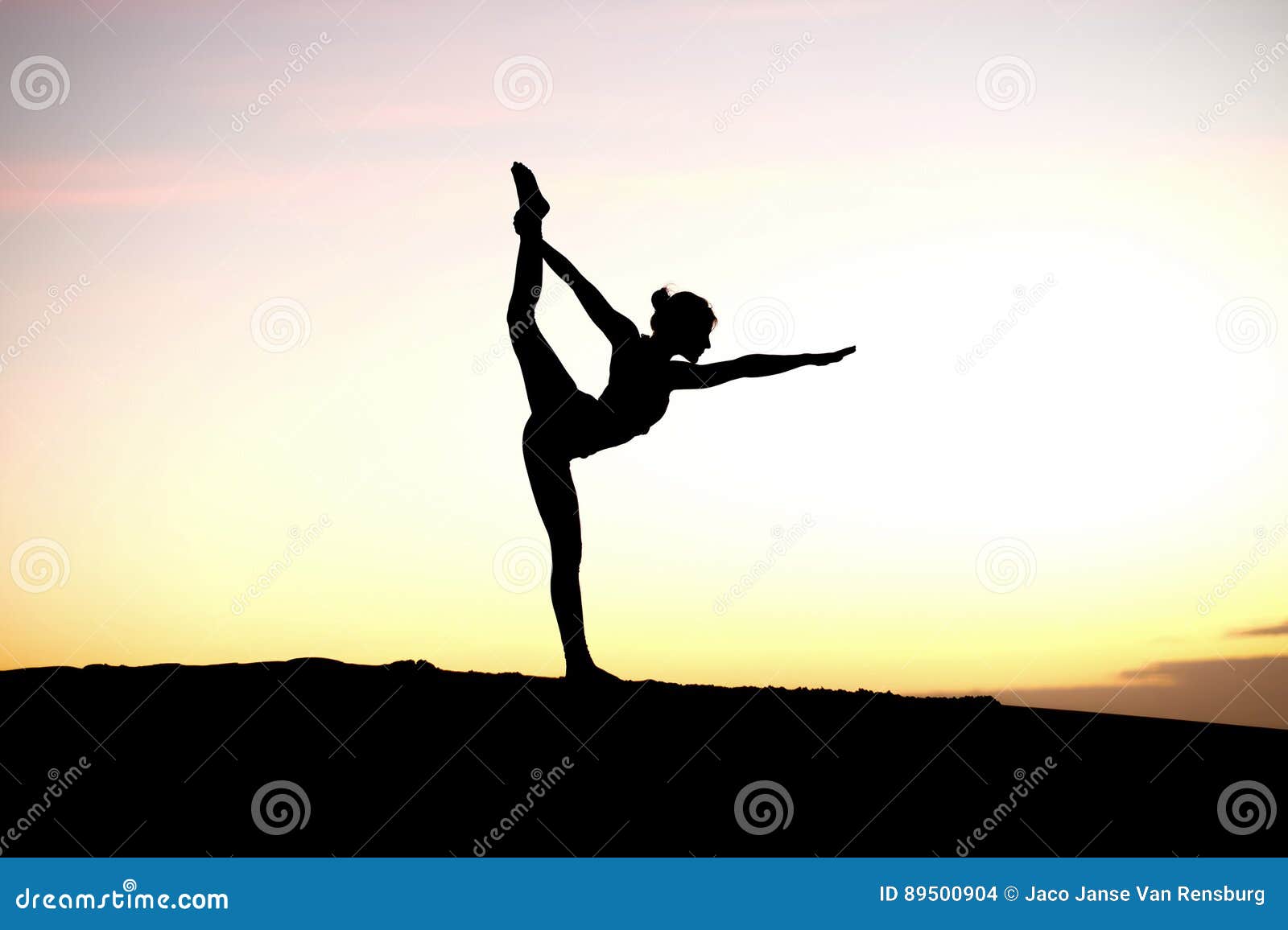 Yogi Master Silhouette on the Beach Stock Photo - Image of lotus ...