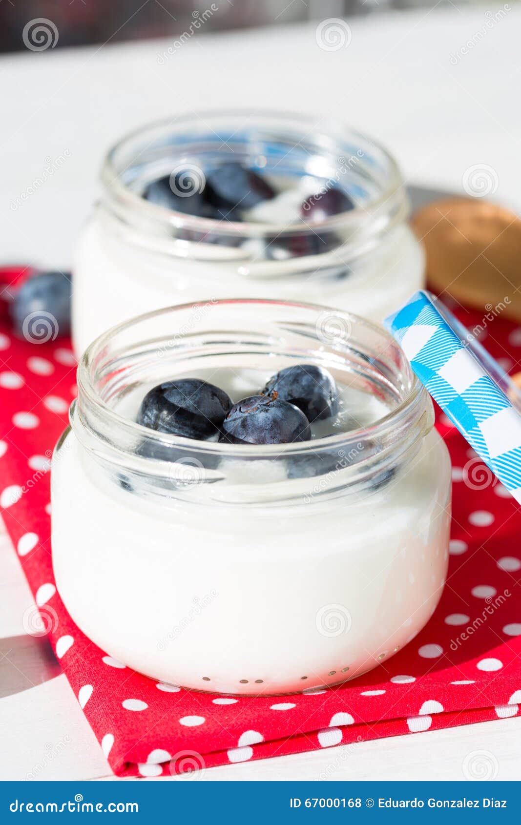 Yogurt with berries stock photo. Image of diet, product - 67000168