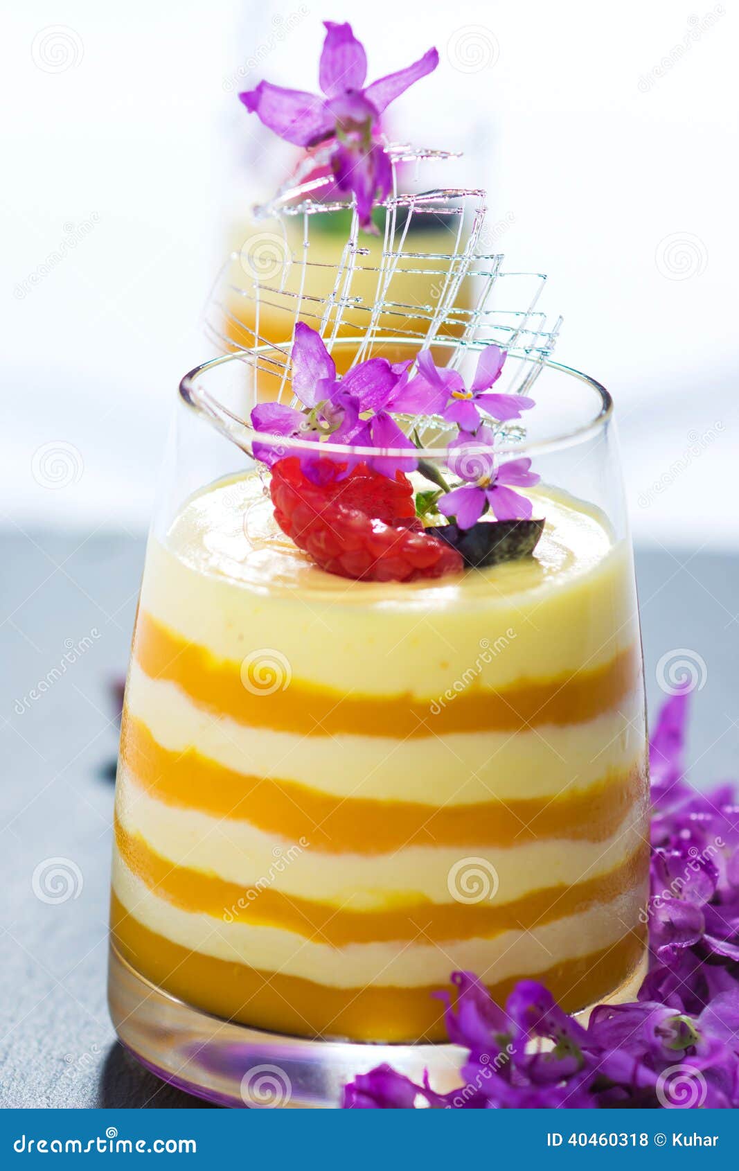 Yogurt Parfait Passion Fruit Puree Photos - Free & Royalty-Free Stock ...