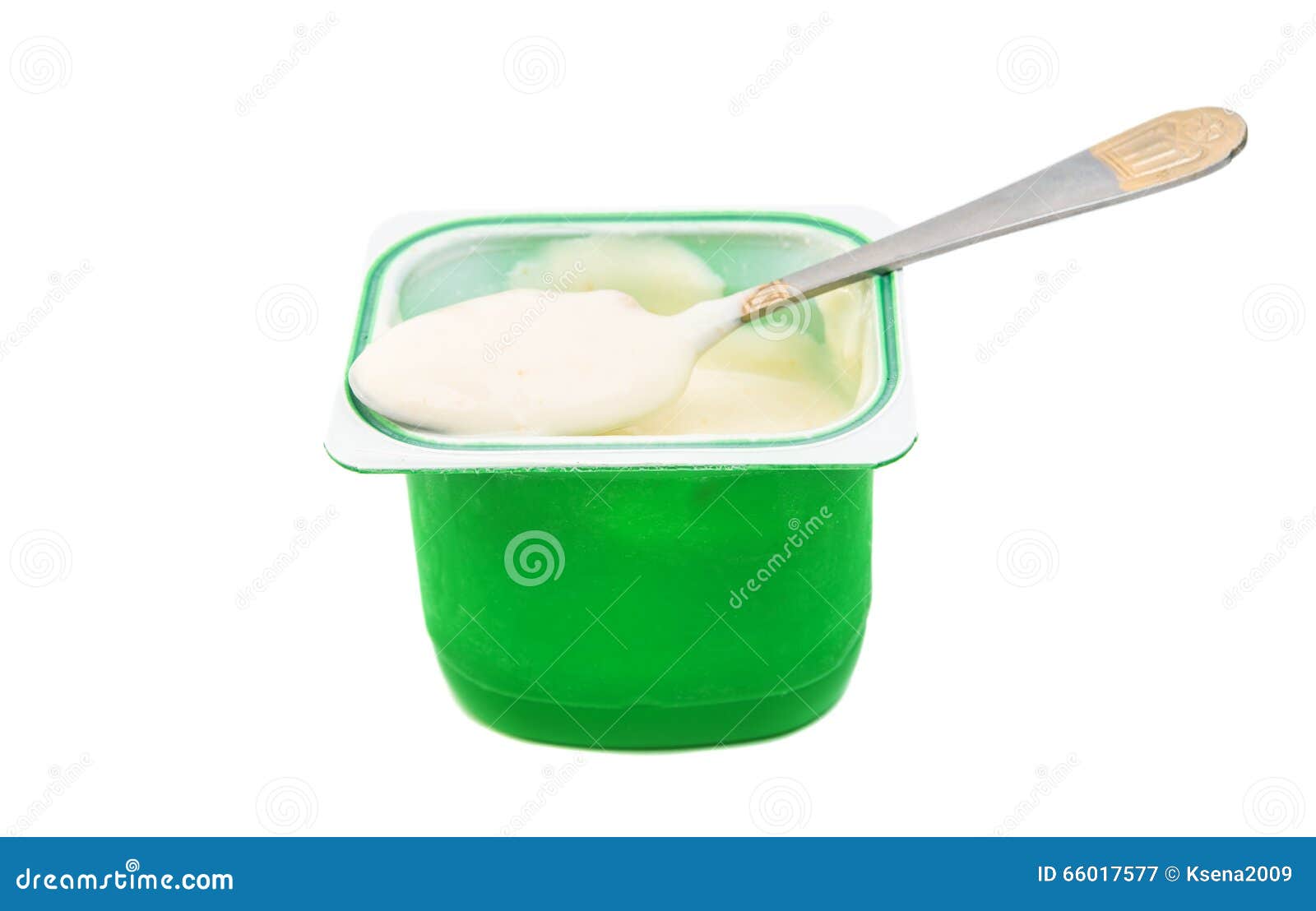 Yogurt in plastic box stock image. Image of fruit, ingredient - 66017577