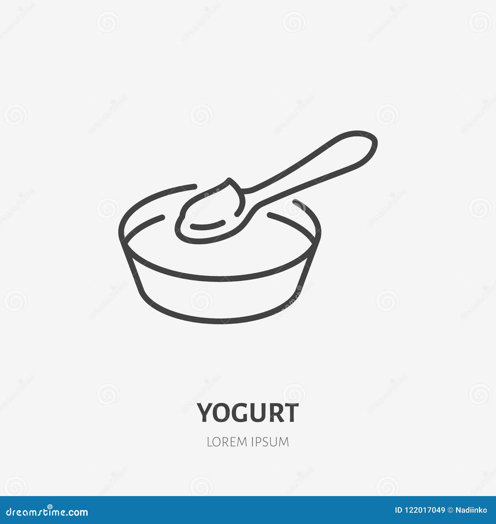 Yogurt Icon Vector From Summer Food And Drink Collection. Thin Line ... Yogurt Icon Vector From Summer Food And Drink Collection. Thin Line ...