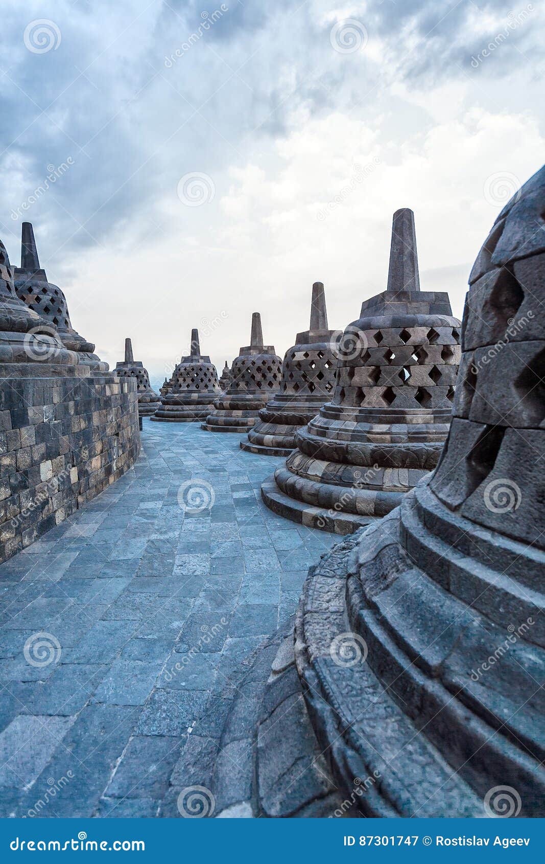 Ancient Borobudur Buddhist Temple Royalty-Free Stock Image ...
