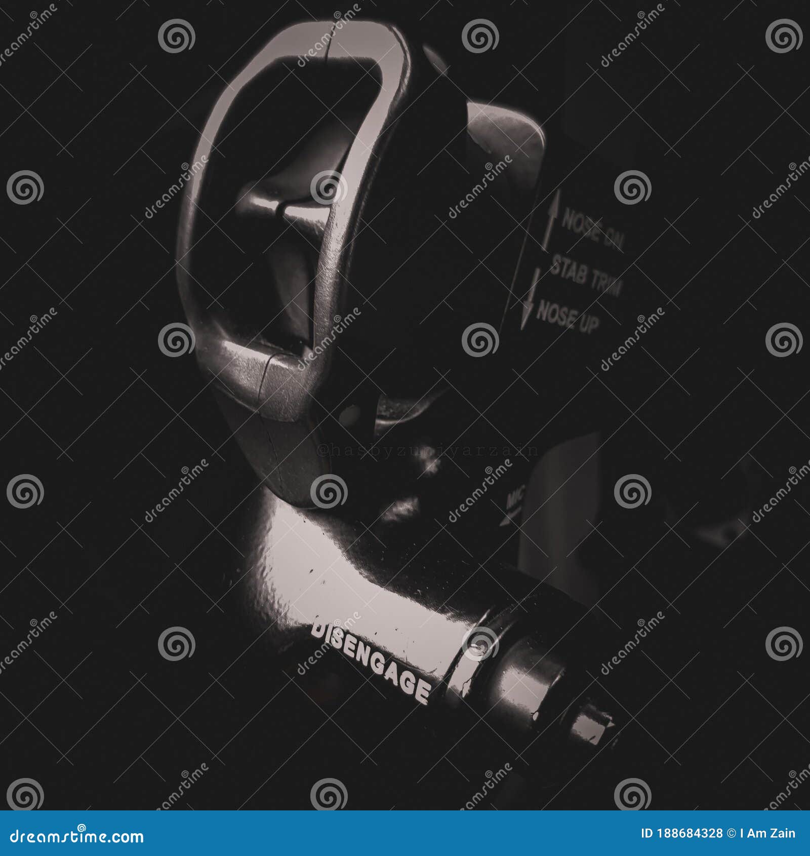 Yoke Control Column stock photo. Image of yoke, boeing - 188684328