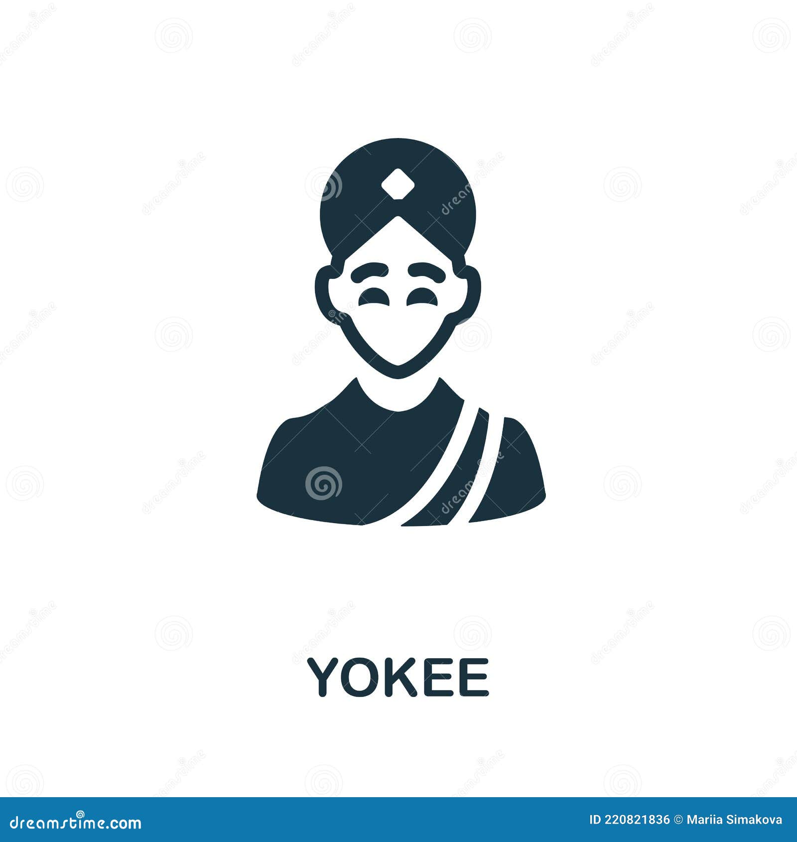 Yokee Icon. Monochrome Simple Element From Fortune Teller Collection ...