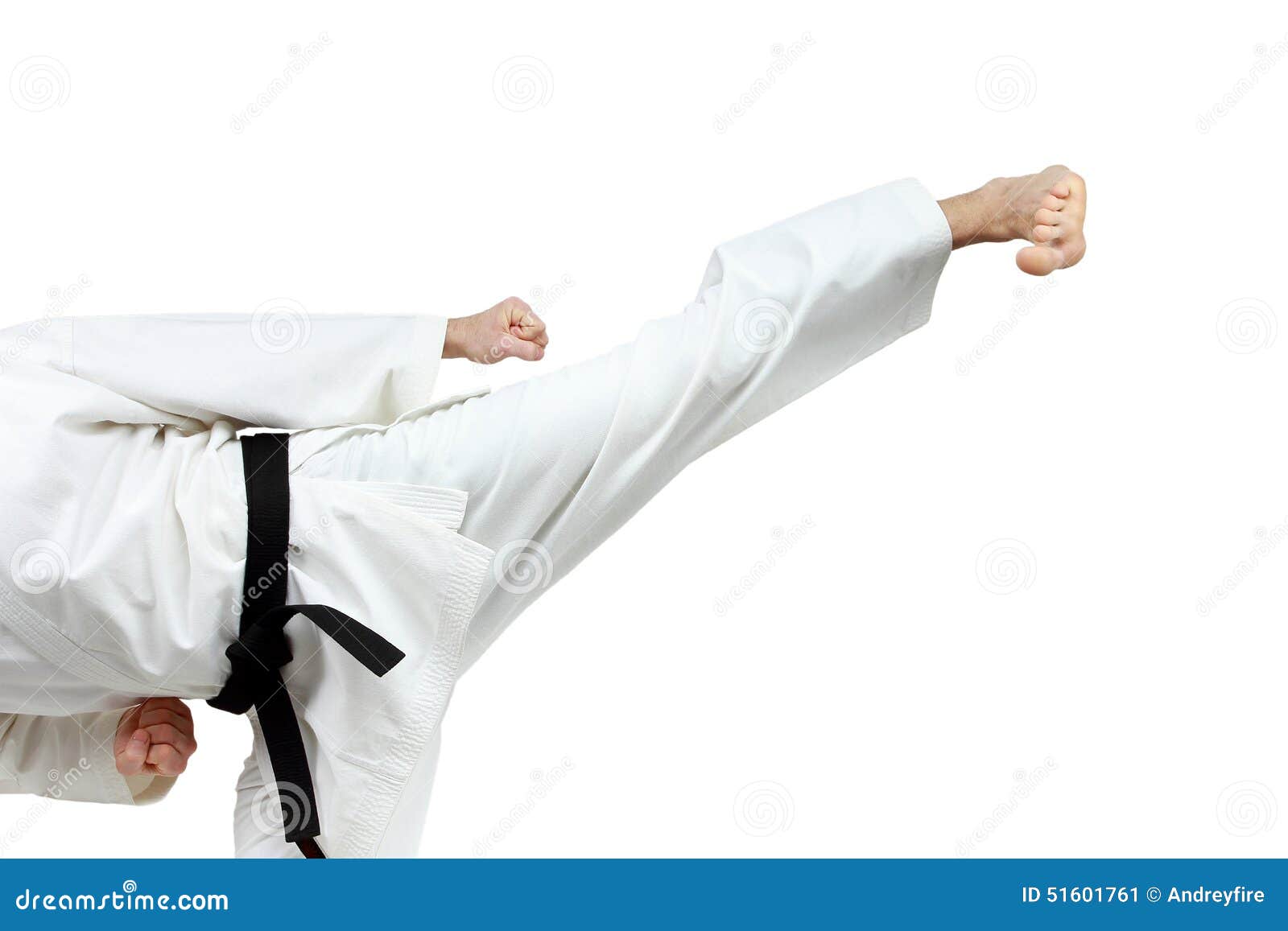 Yoko-geri in Perfoming an Athlete in Karategi Stock Image - Image of ...