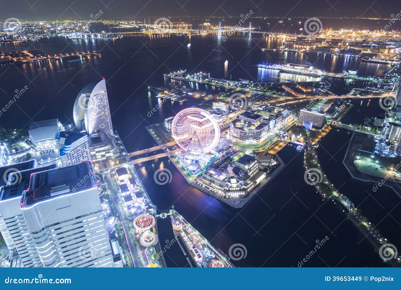 Yokohama top view stock image. Image of park, japan, motomachi - 39653449