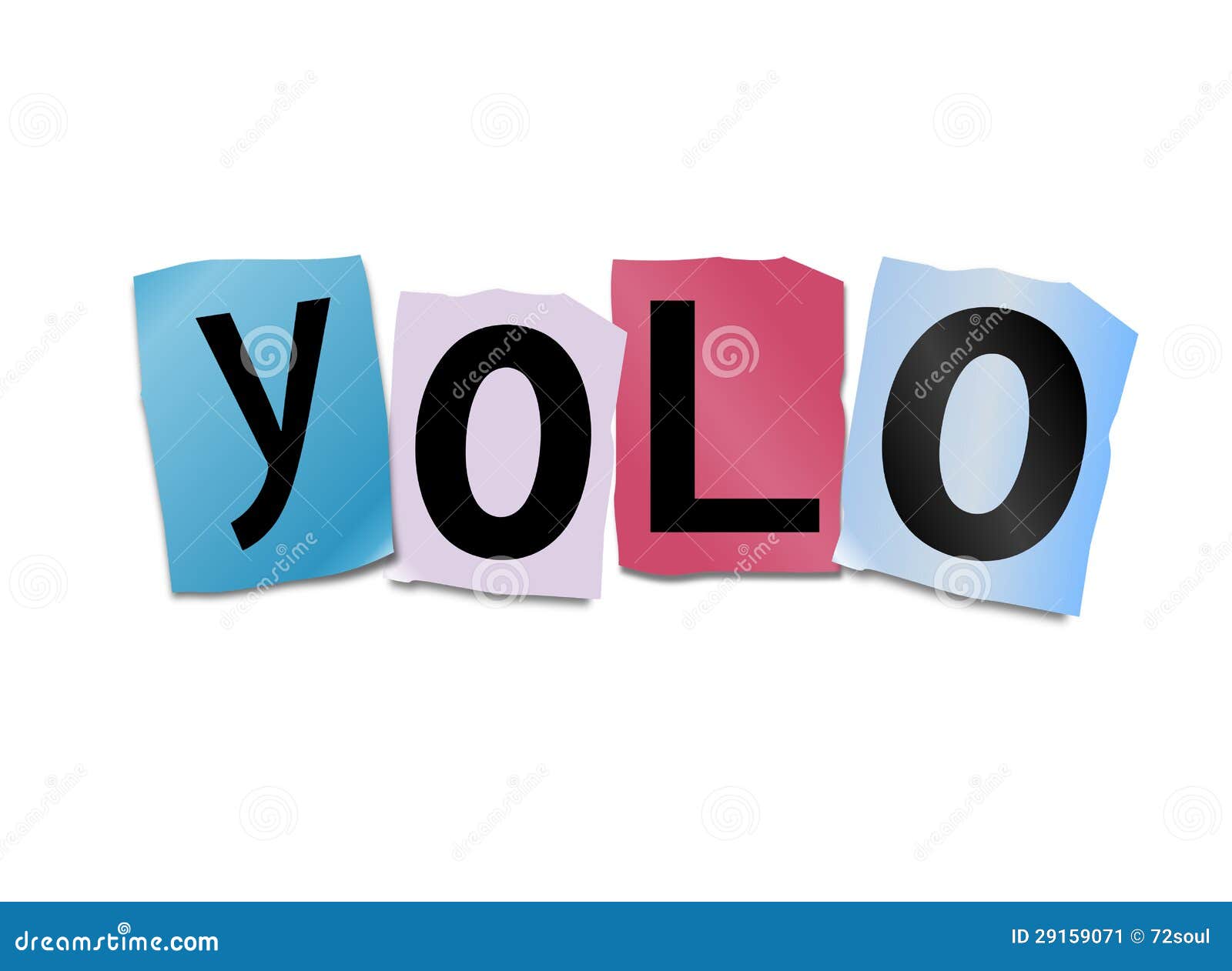 YOLO concept. stock illustration. Illustration of motto - 29159071