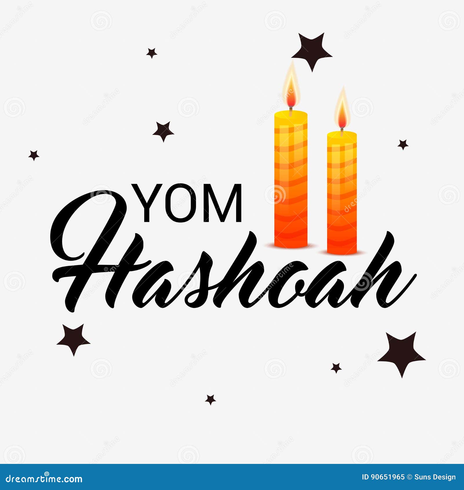 Yom Hashoah. stock illustration. Illustration of commemoration - 90651965