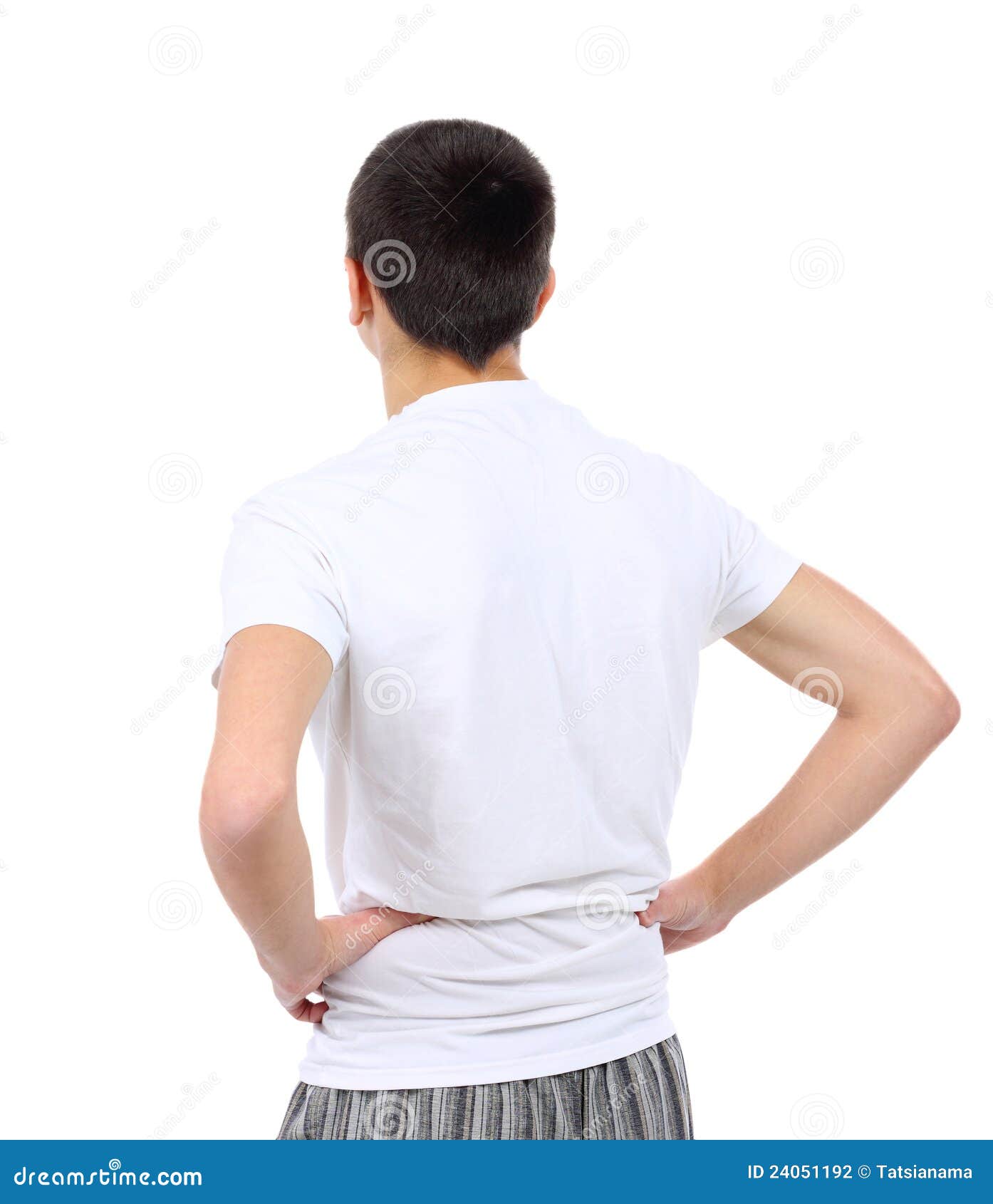 Yong Business Man from the Back Stock Photo - Image of people, head ...