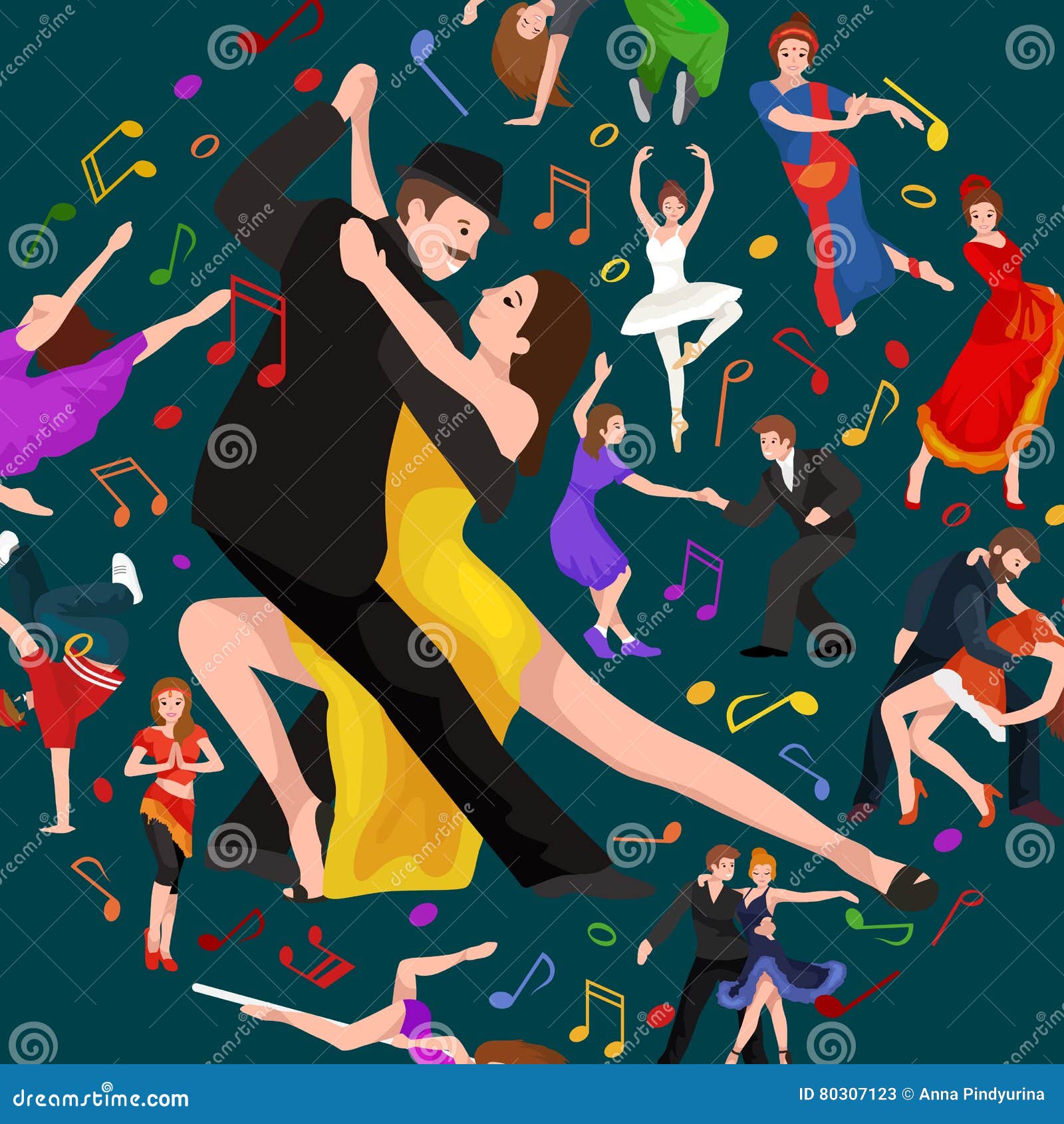 Yong Couple Man And Woman Dancing Tango With Passion Tango Dancers