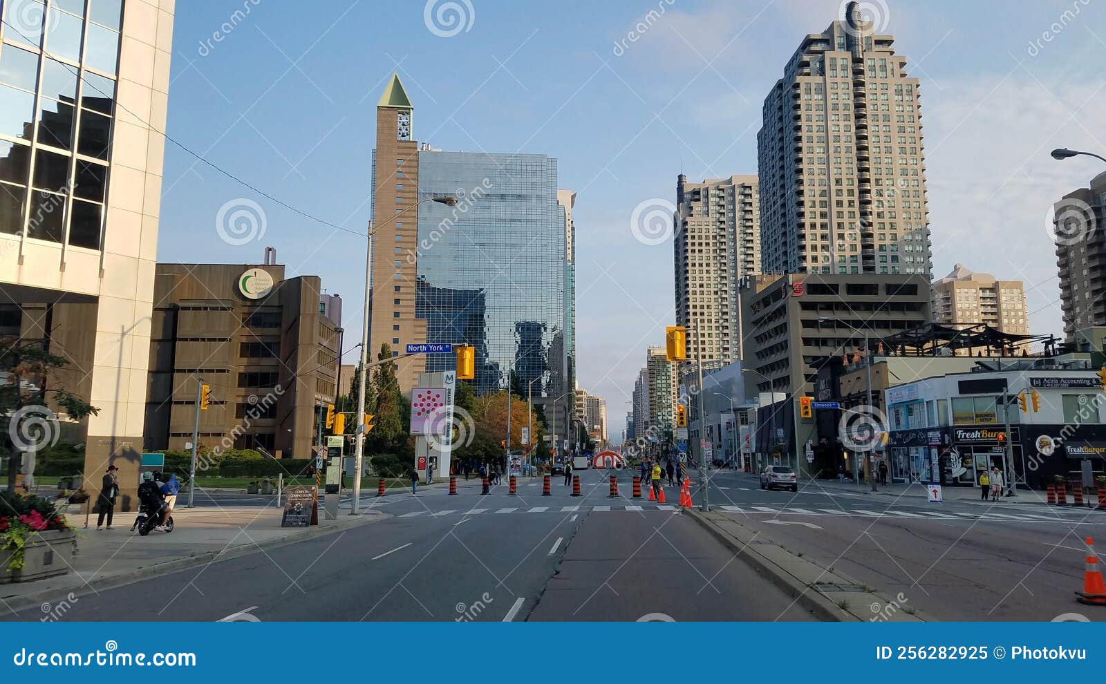 Yonge Street View in North York Editorial Image - Image of central ...