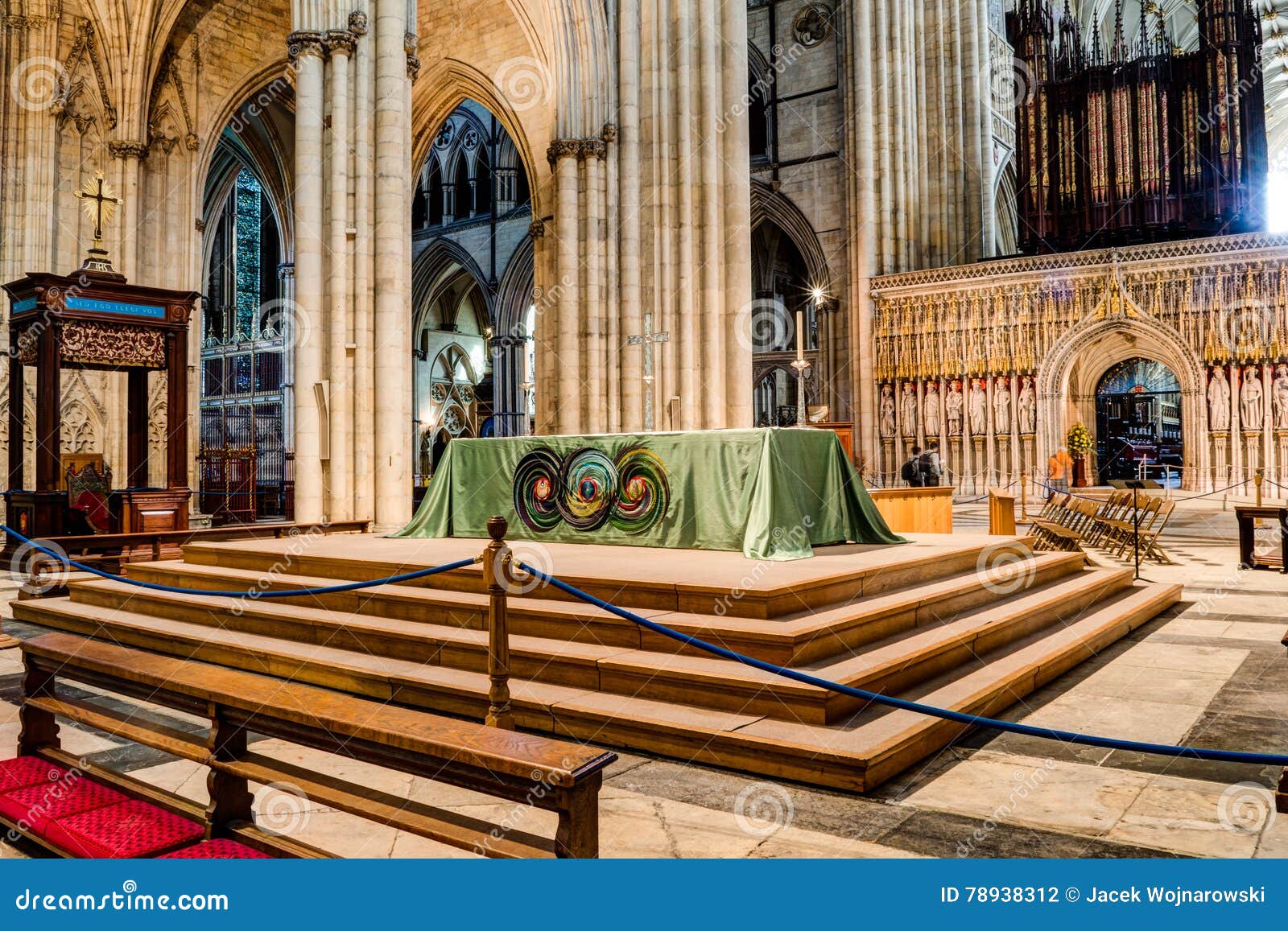 York Minster Altar Side View HDR Editorial Photography - Image of ...