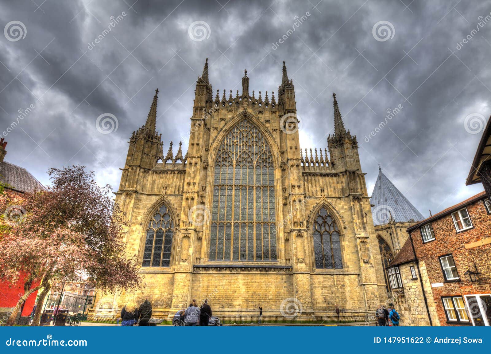 York Minster Cathedral. Great Britain. Stock Photo - Image of minster ...