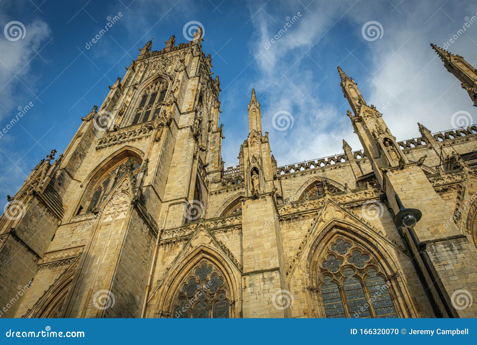 York Minster Gothic Cathedral Stock Photo - Image of archbishop, hour ...