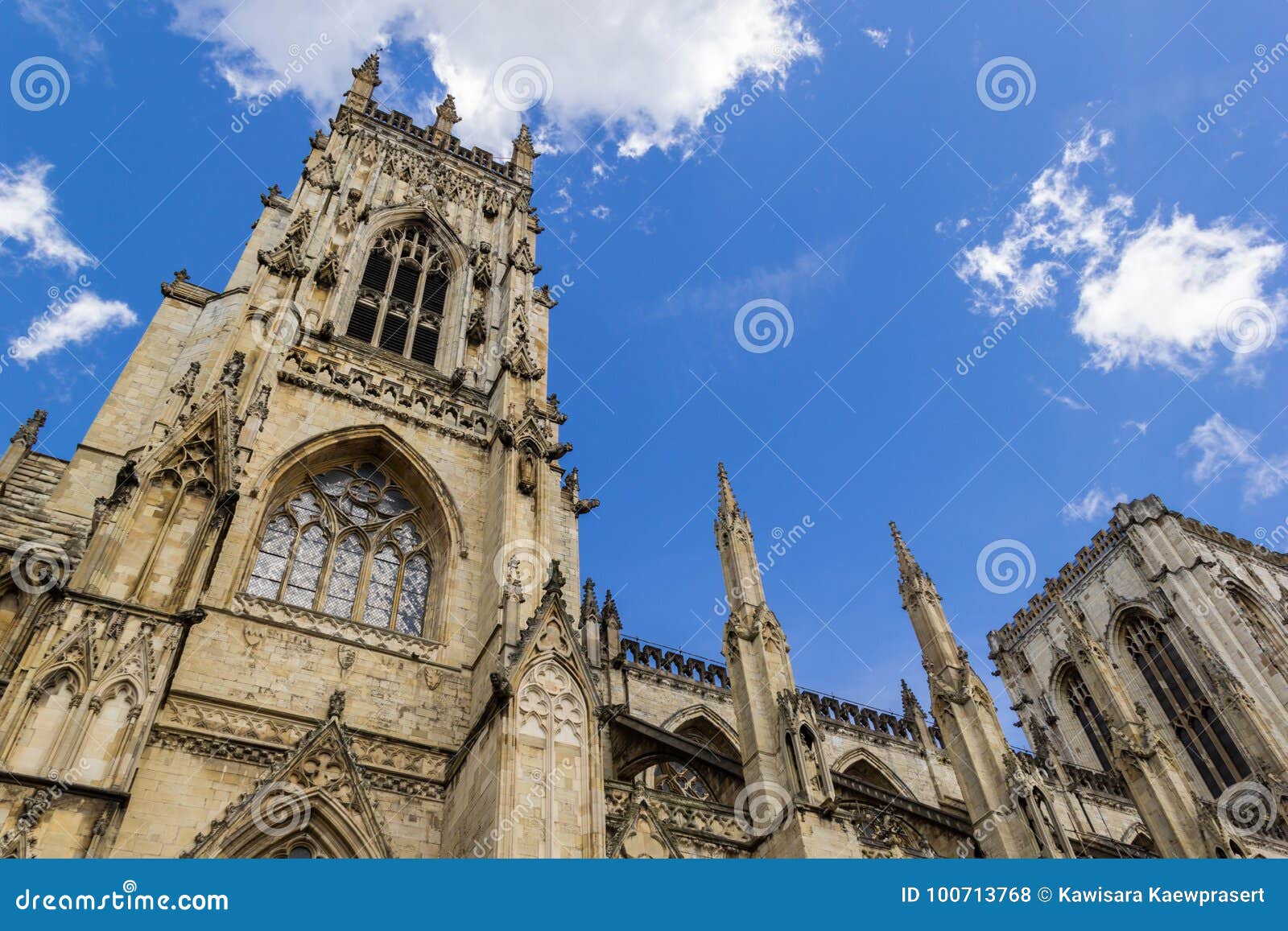 York Minster Cathedral, North Yorkshire Stock Photo - Image of gothic ...
