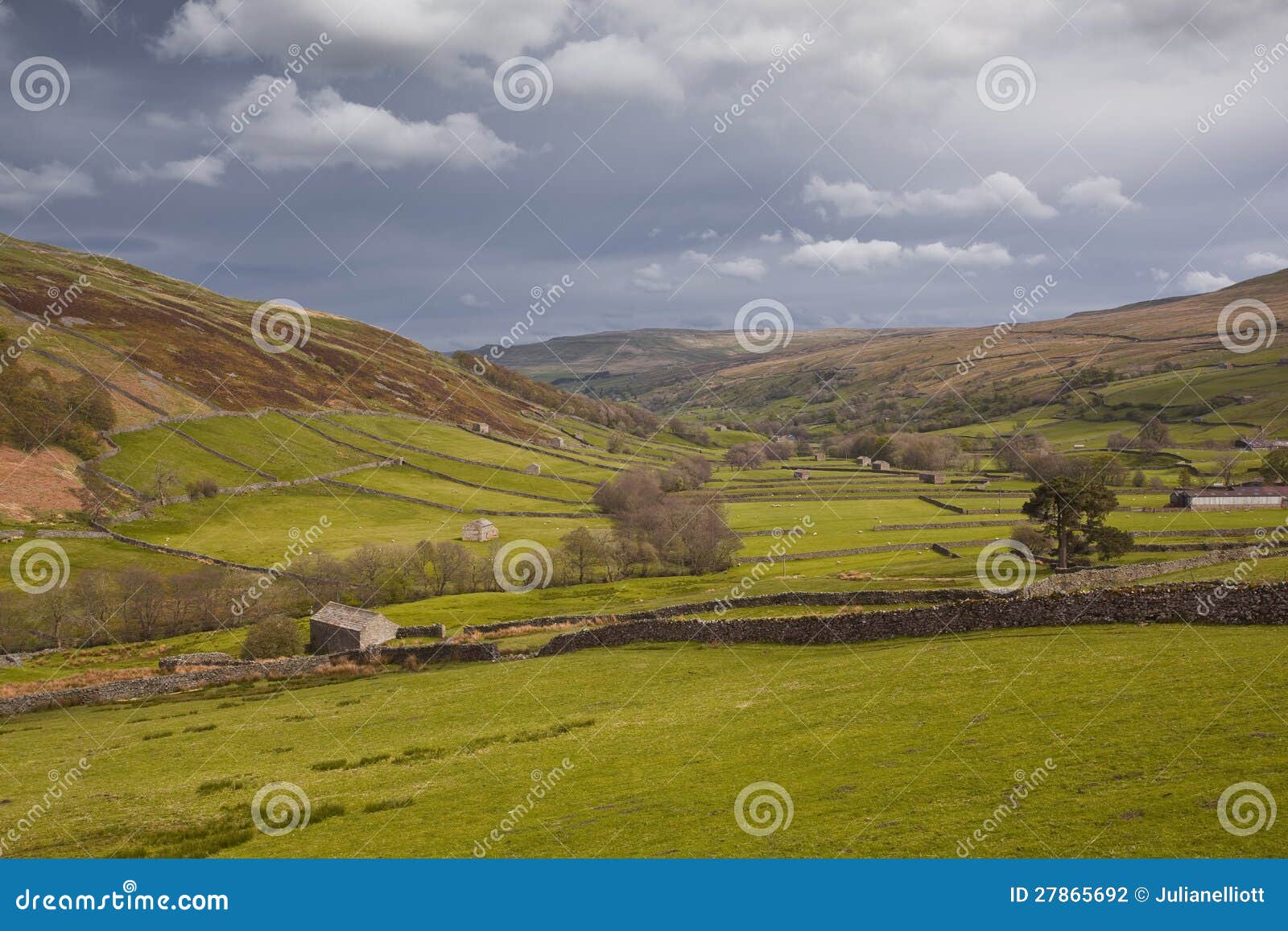 Yorkshire Dales scenery stock photo. Image of countryside - 27865692