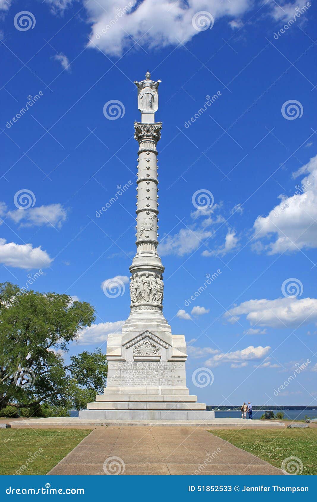 Yorktown Victory Monument stock image. Image of yorktown - 51852533