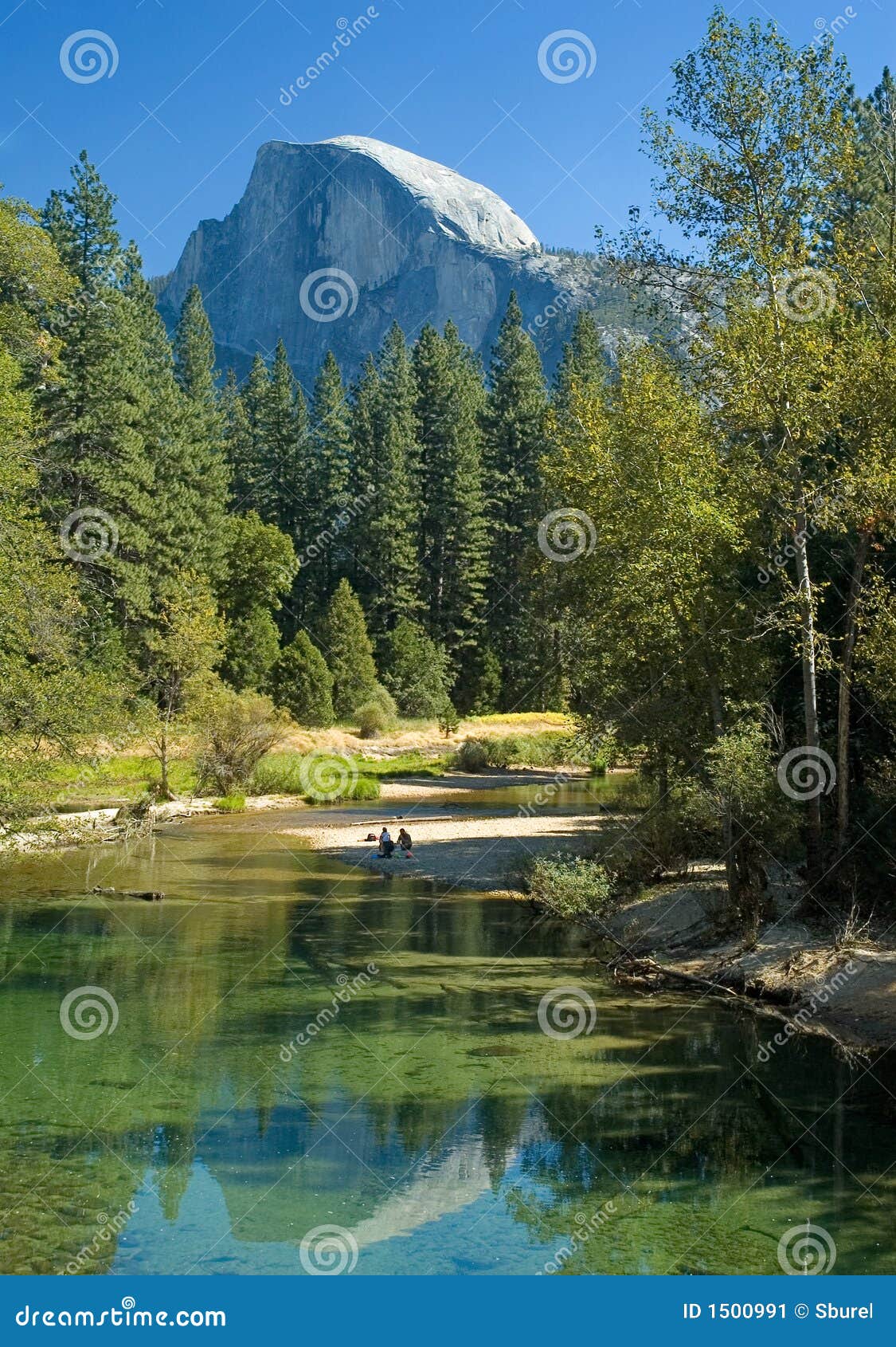 Yosemite s half-dome stock image. Image of america, landscape - 1500991