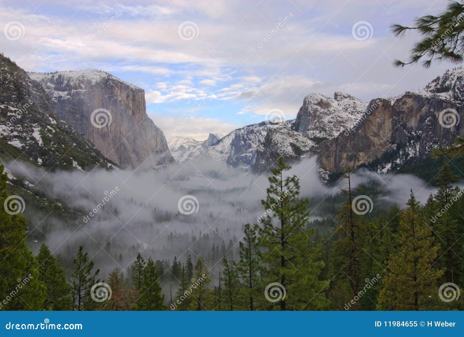Yosemite Tunnel View stock image. Image of valley, trees - 11984655