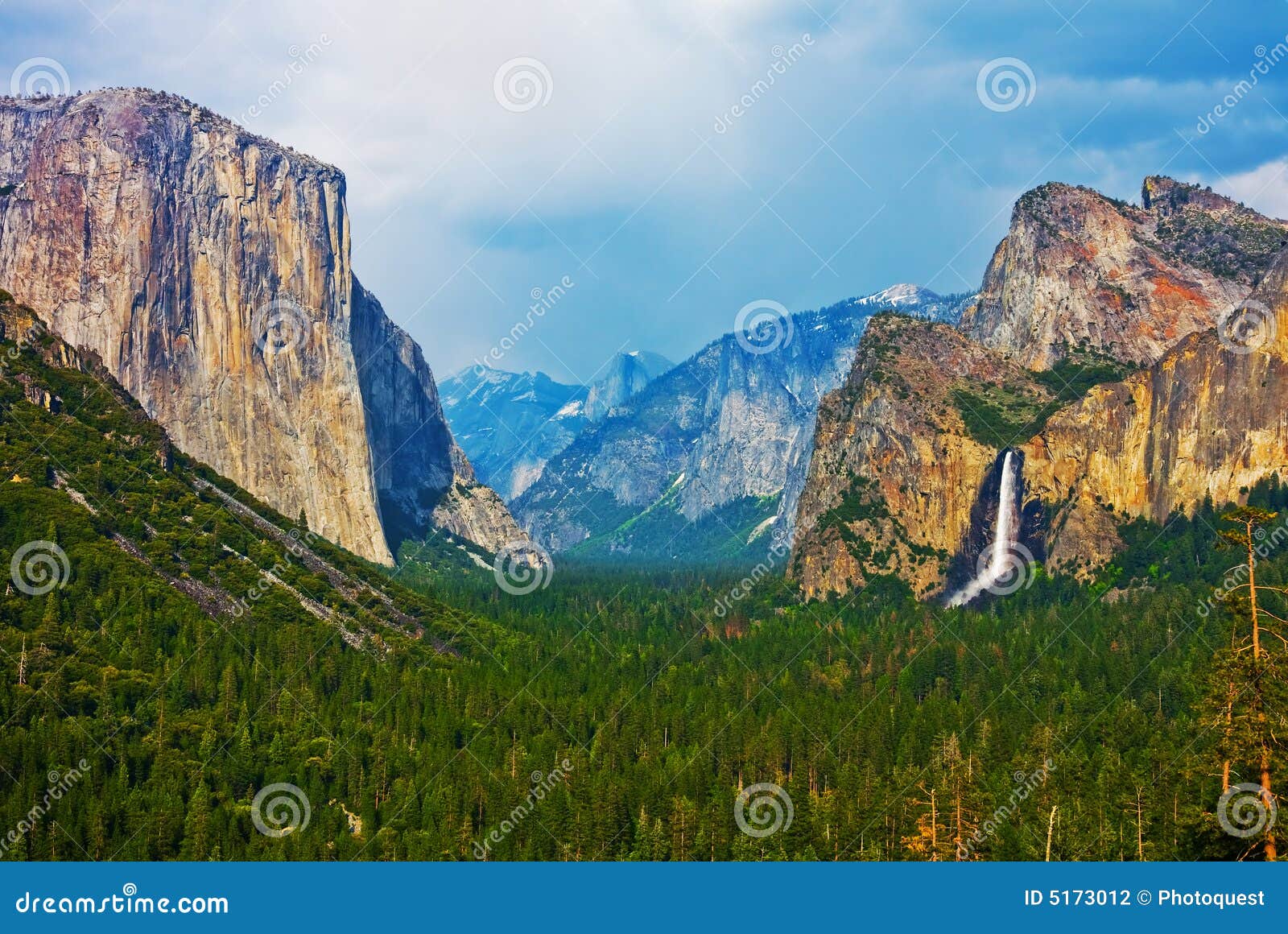 Yosemite Valley View Point, Yosemite National Park Royalty-Free Stock ...