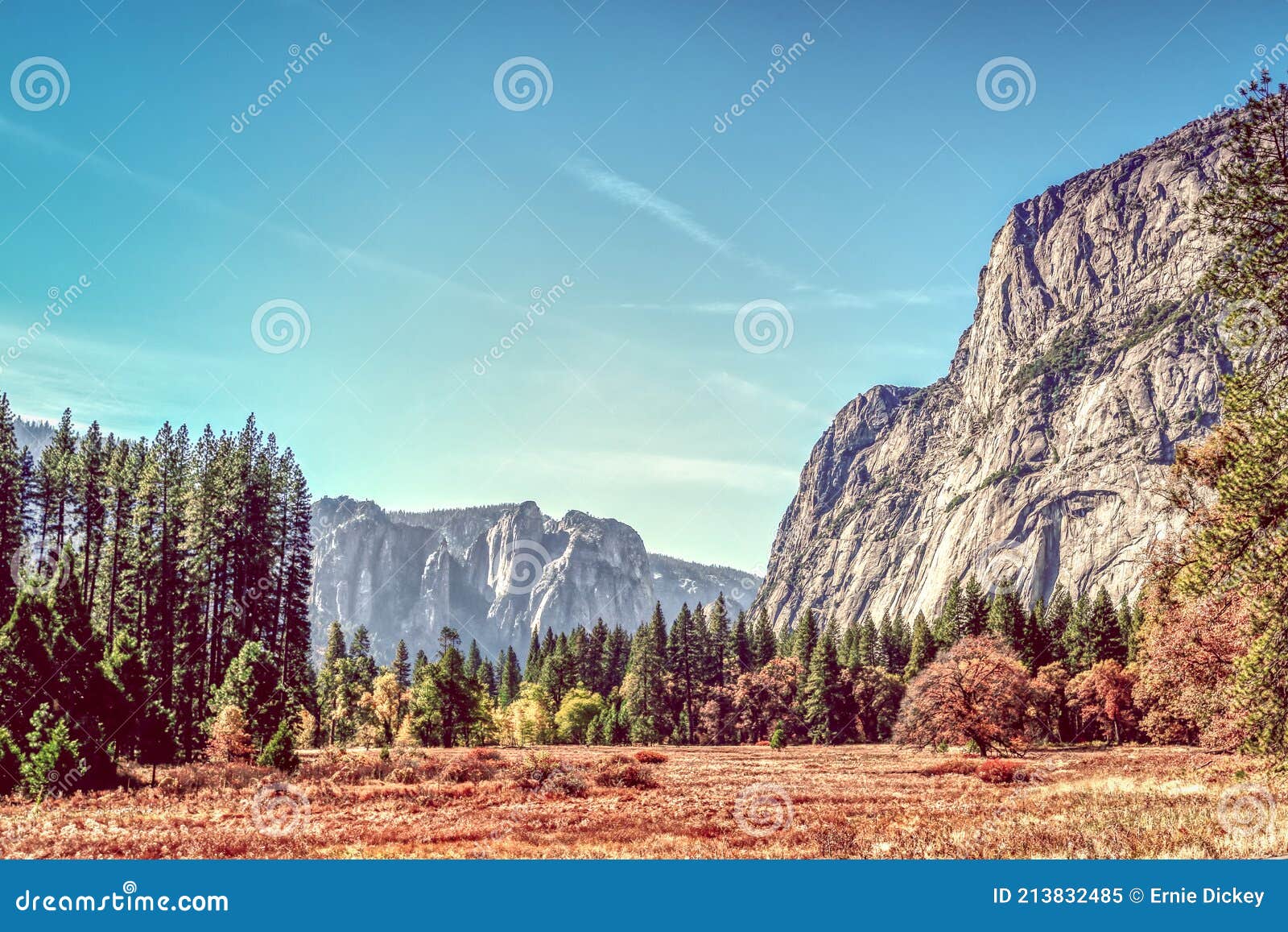 Yosemite Valley Park stock image. Image of nature, ridge - 213832485