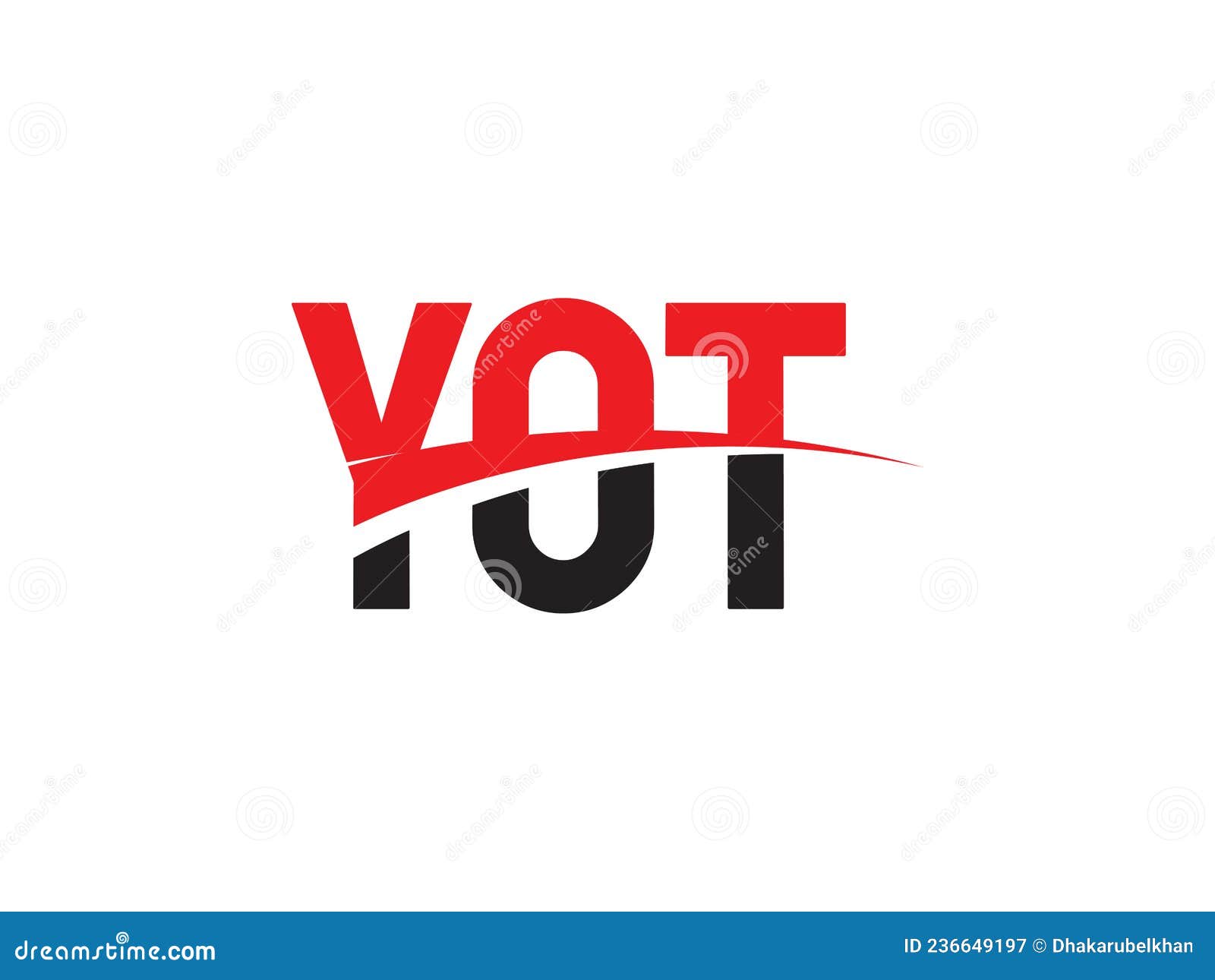 YOT Letter Initial Logo Design Vector Illustration Stock Vector ...