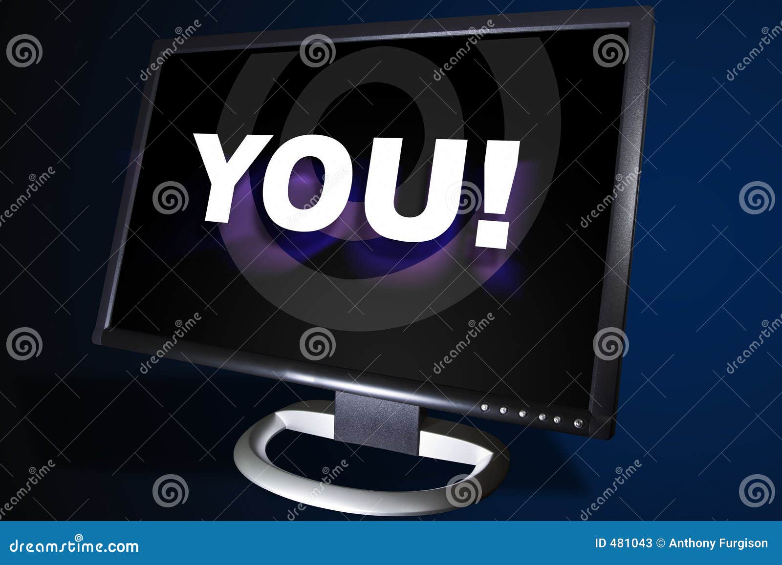 You stock image. Image of identify, target, chosen, computer - 481043