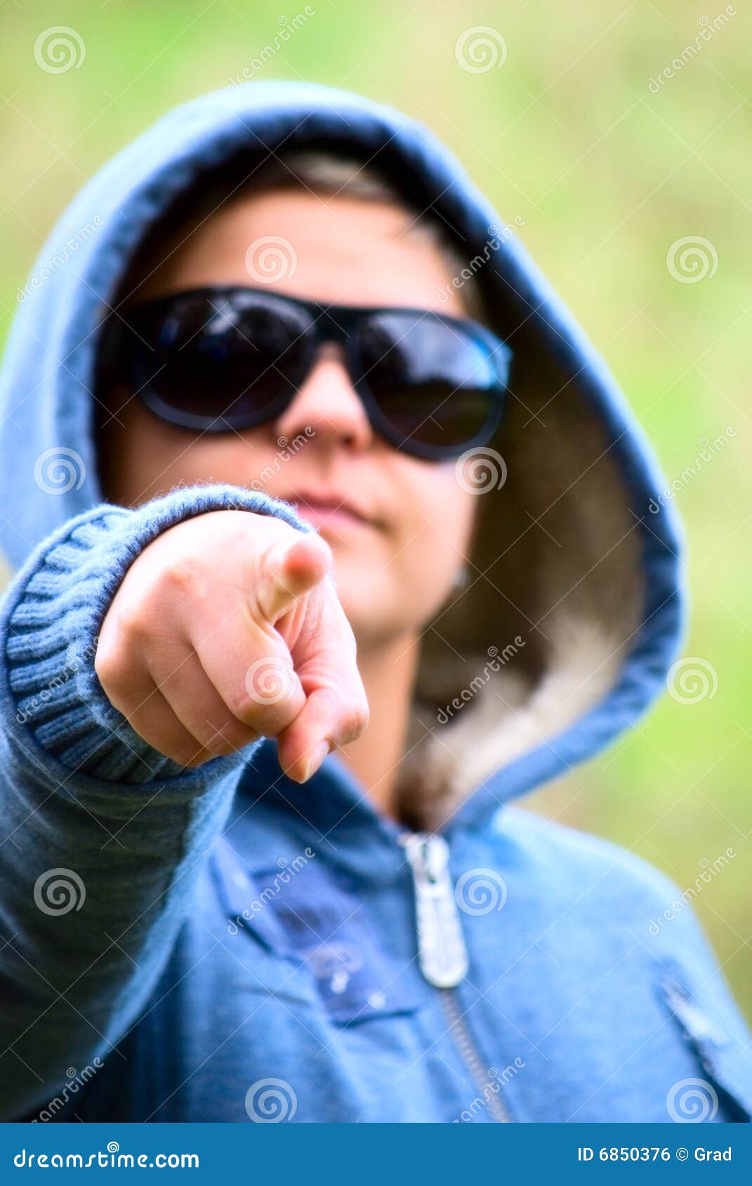 You stock photo. Image of young, portrait, gesturing, sunglasses - 6850376