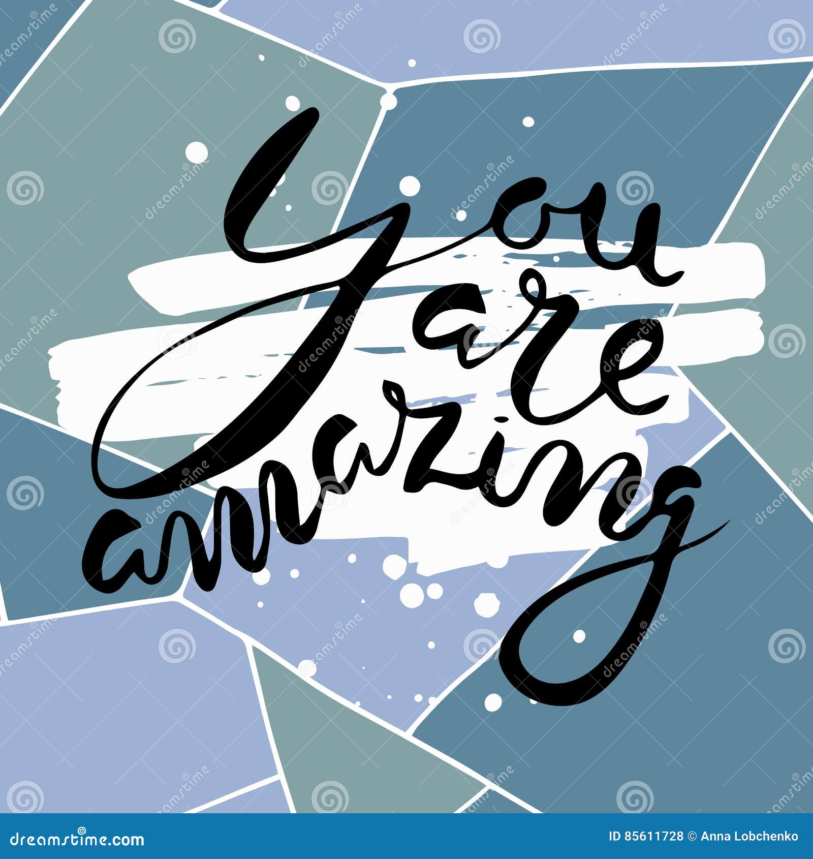 You are Amazing.Vector Calligraphy Stock Vector - Illustration of ...