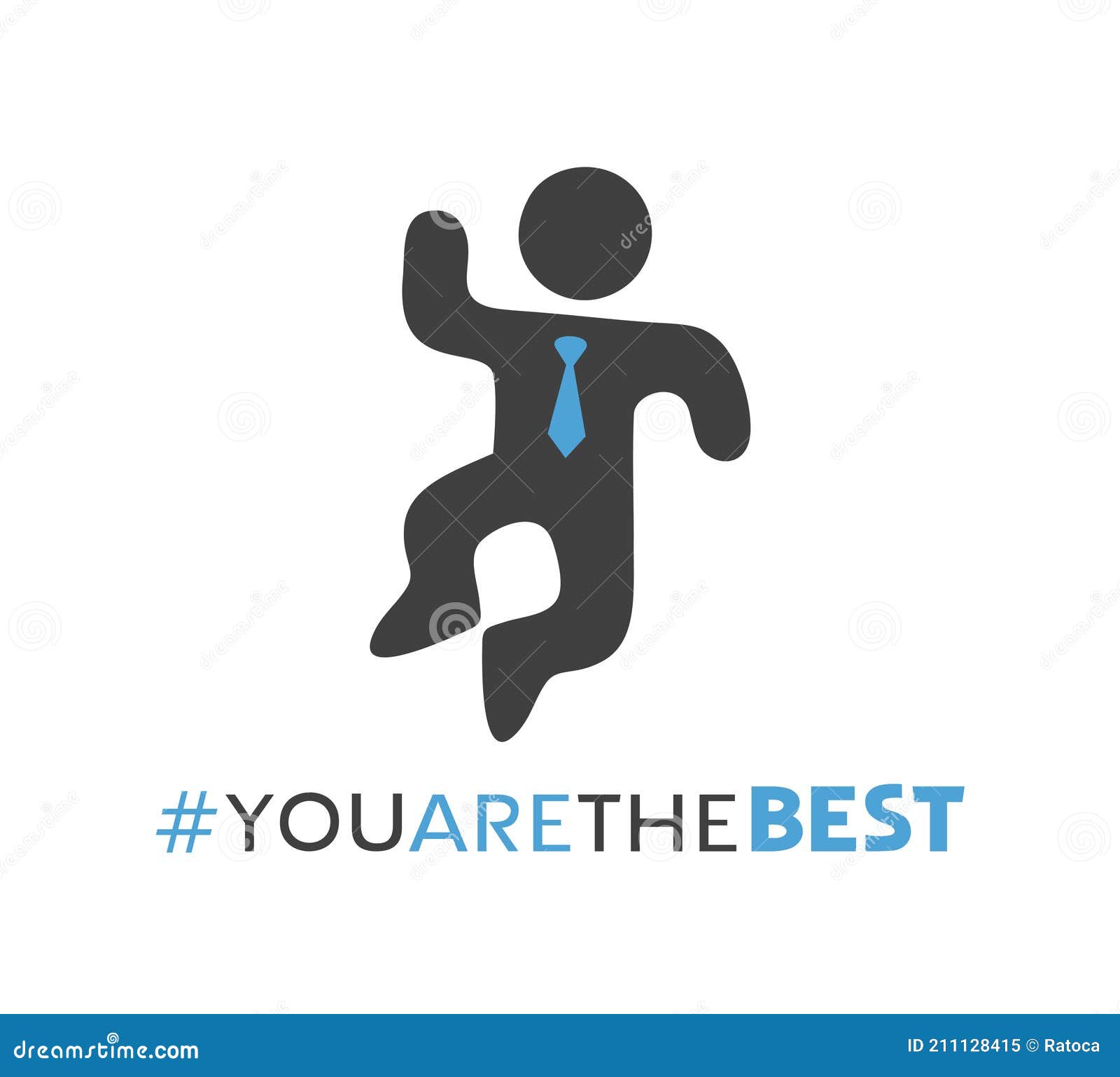 You are the best symbol stock vector. Illustration of victory - 211128415