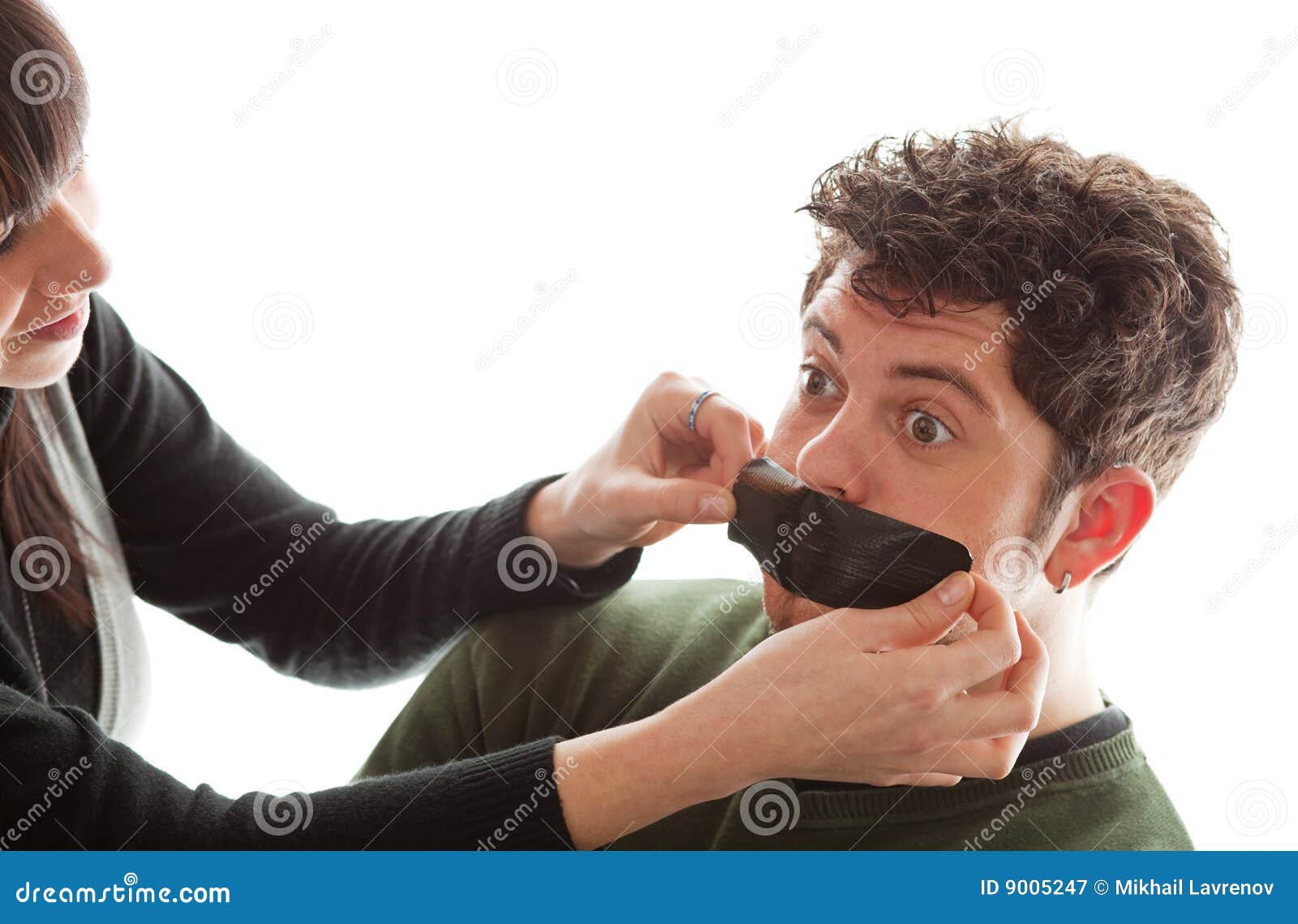 You Better Shut Up My Dear! Stock Image - Image of relations, remove ...