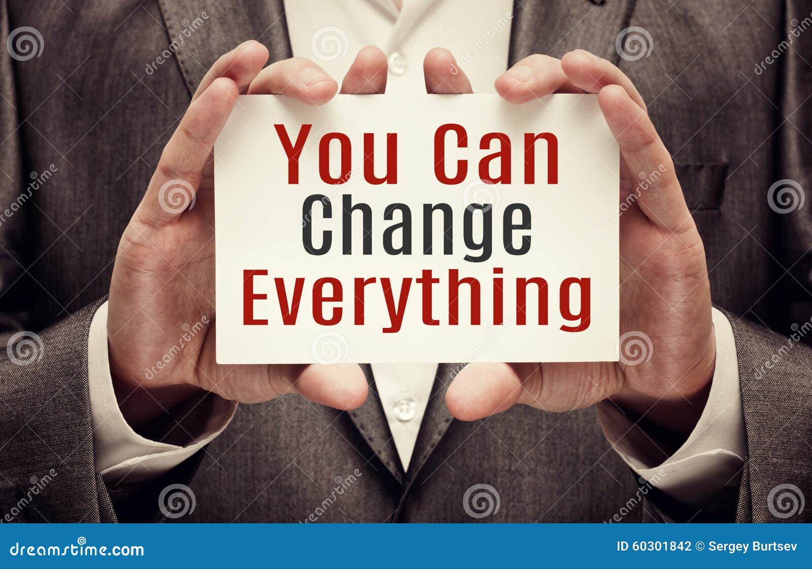 You Can Change Everything stock photo. Image of challenge - 60301842