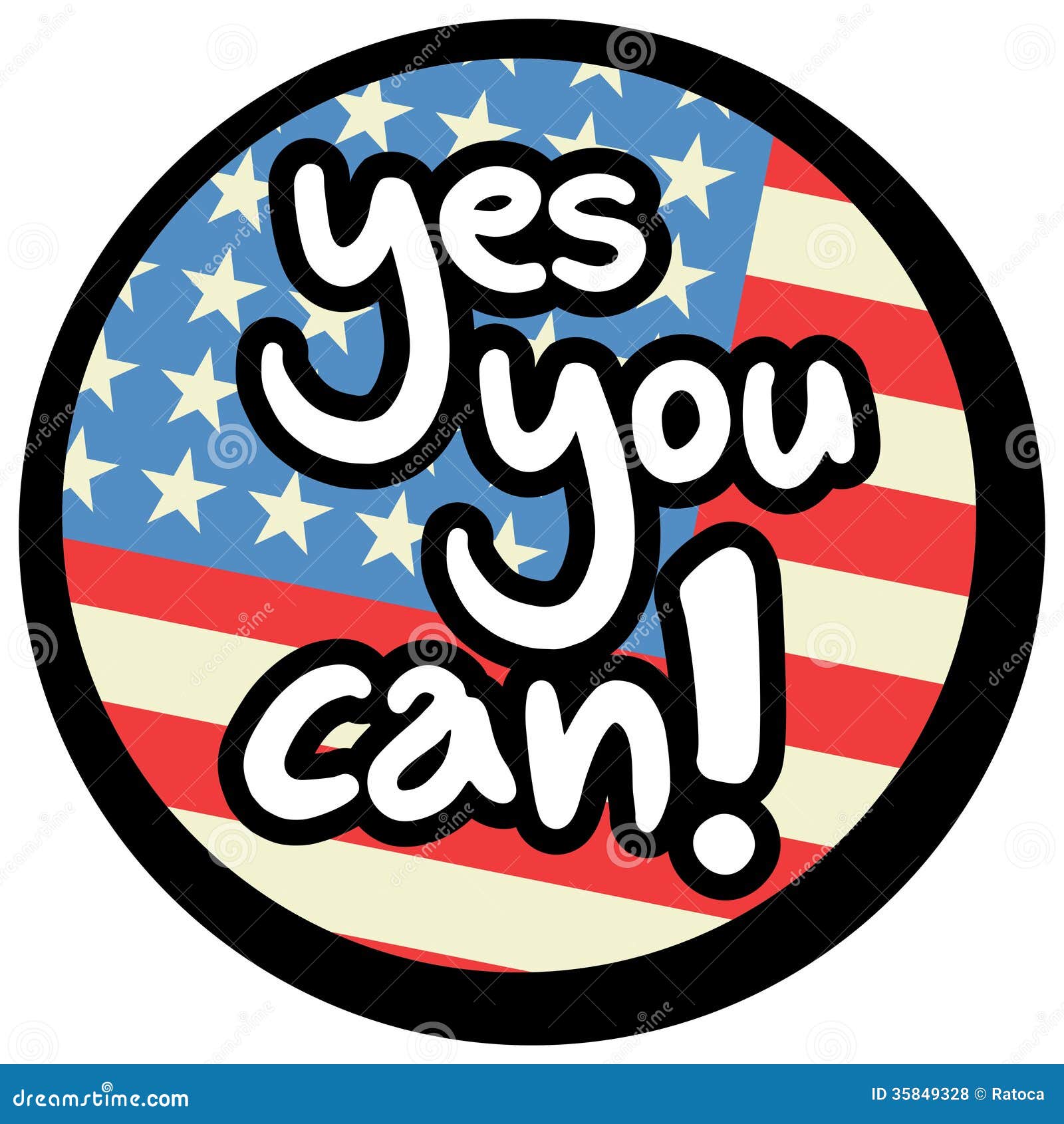 You can stock vector. Illustration of artistic, design - 35849328