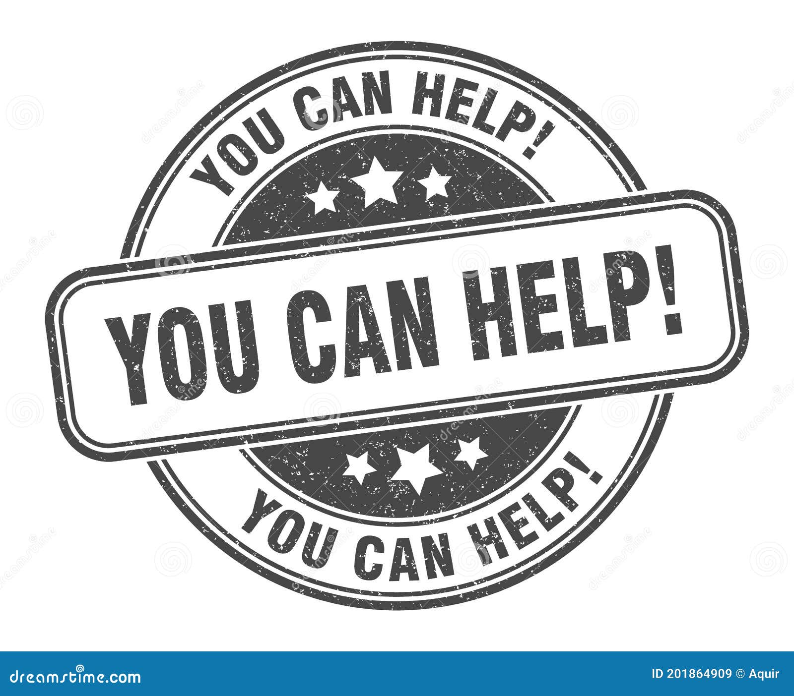 You Can Help Stamp. You Can Help Round Grunge Sign Stock Vector ...