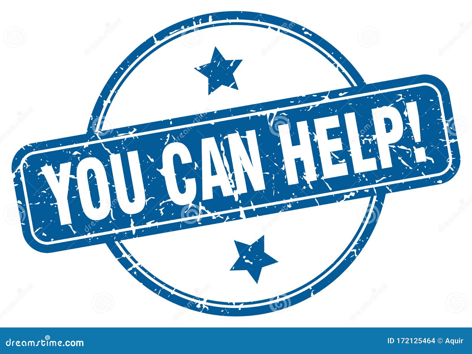 You Can Help Stamp. You Can Help Round Grunge Sign Stock Vector ...