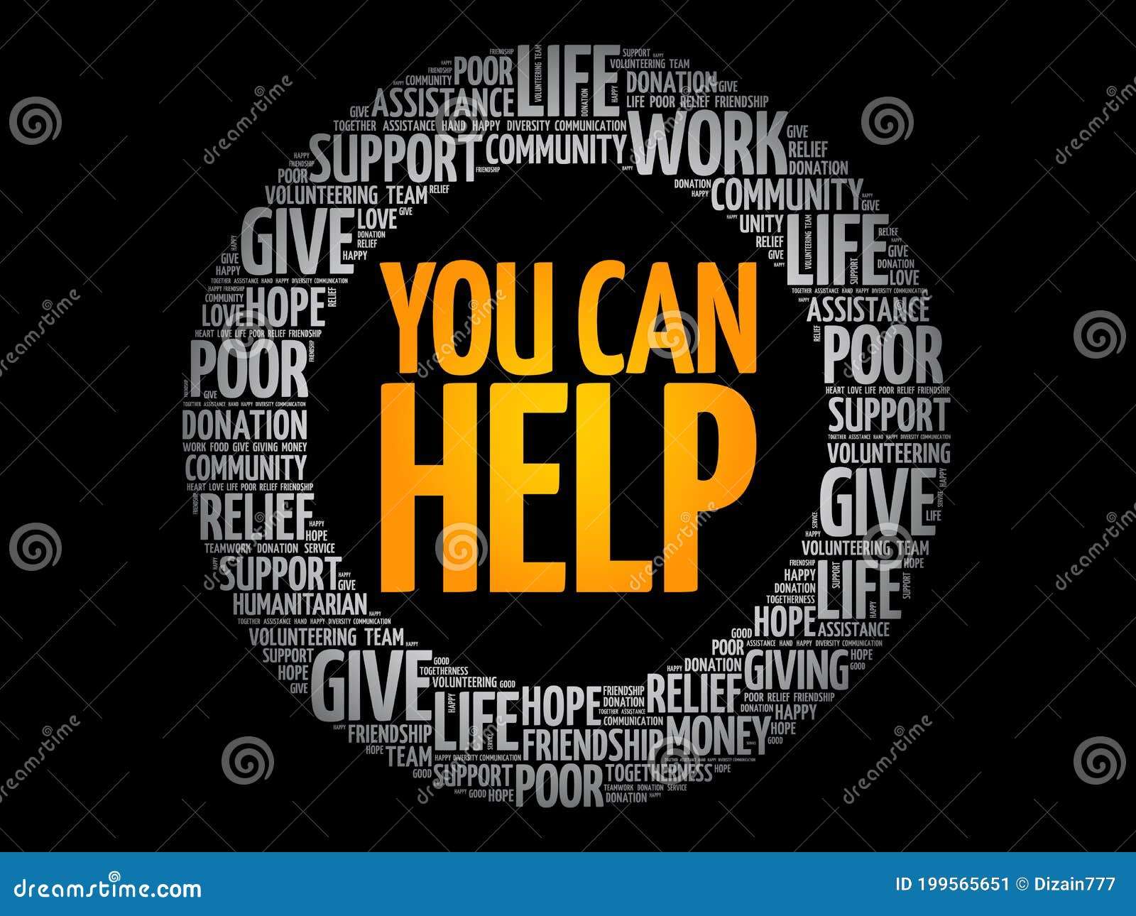 Help - Word In Red And Blue Capsules Royalty-Free Stock Photography ...