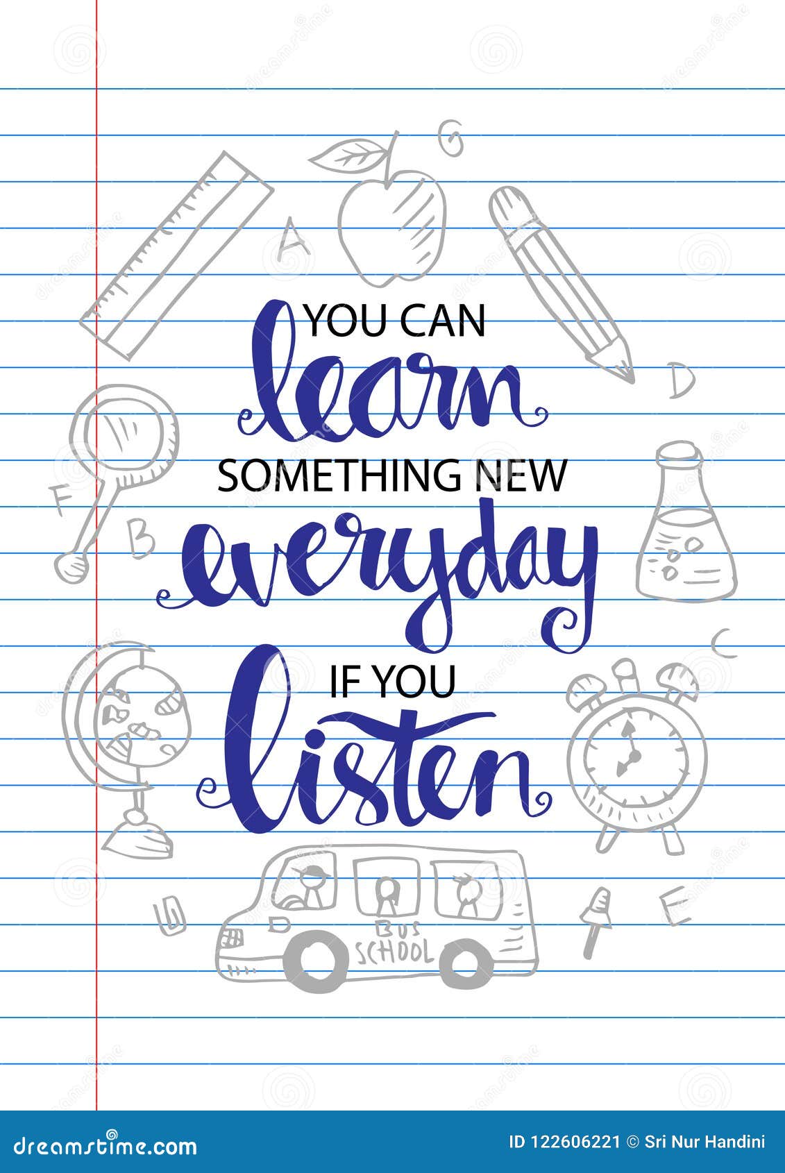 You Can Learn Something New Everyday If You Listen Stock Illustration ... You Can Learn Something New Everyday If You Listen Stock Illustration ...