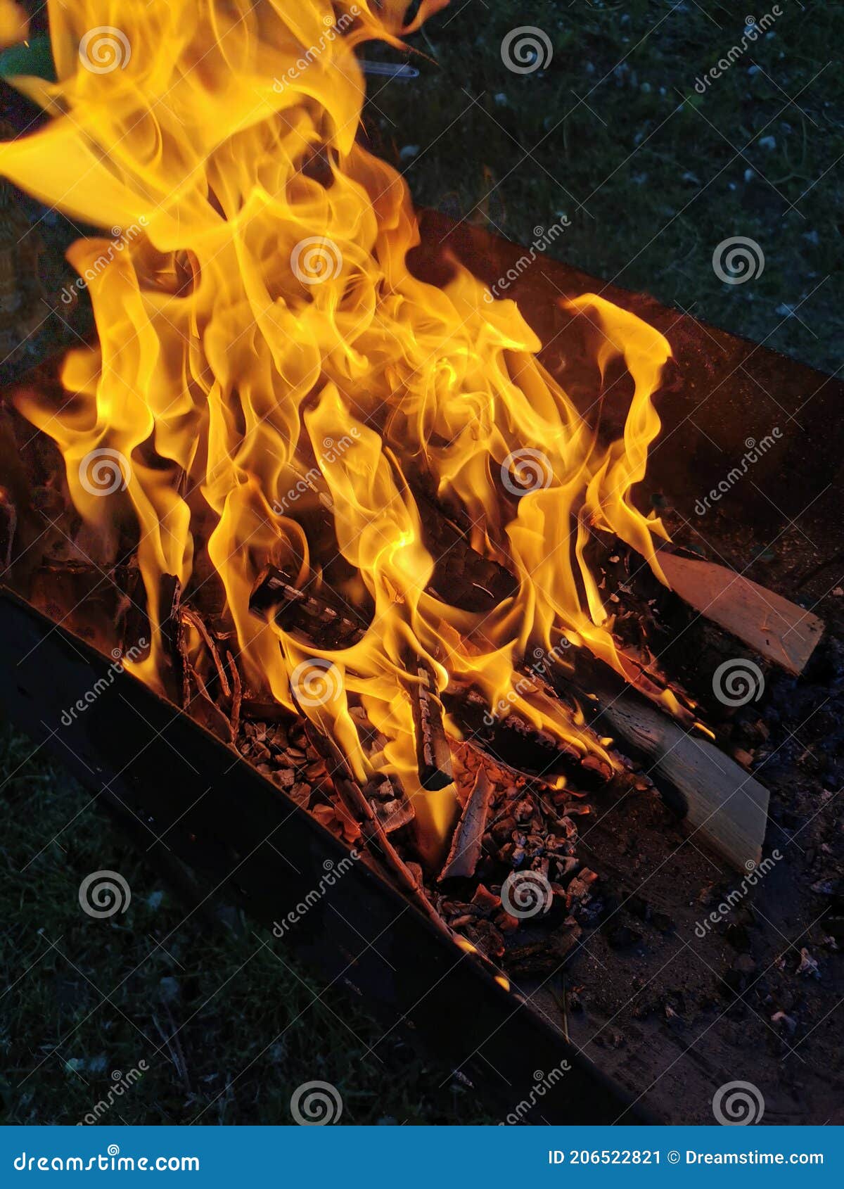 You Can Look at the Fire Forever Stock Image - Image of candle, event ...