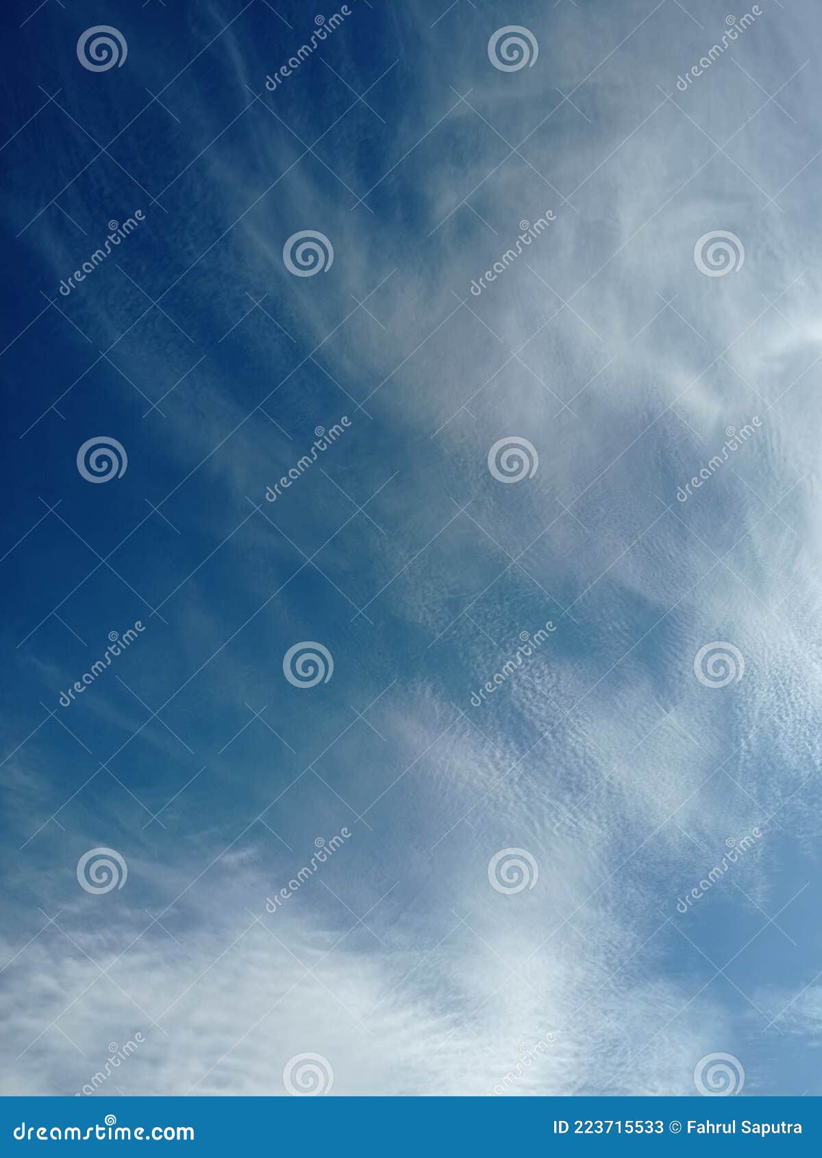 Beautiful Sky with Abstract Cloud Pattern in the Morning Stock Image ...