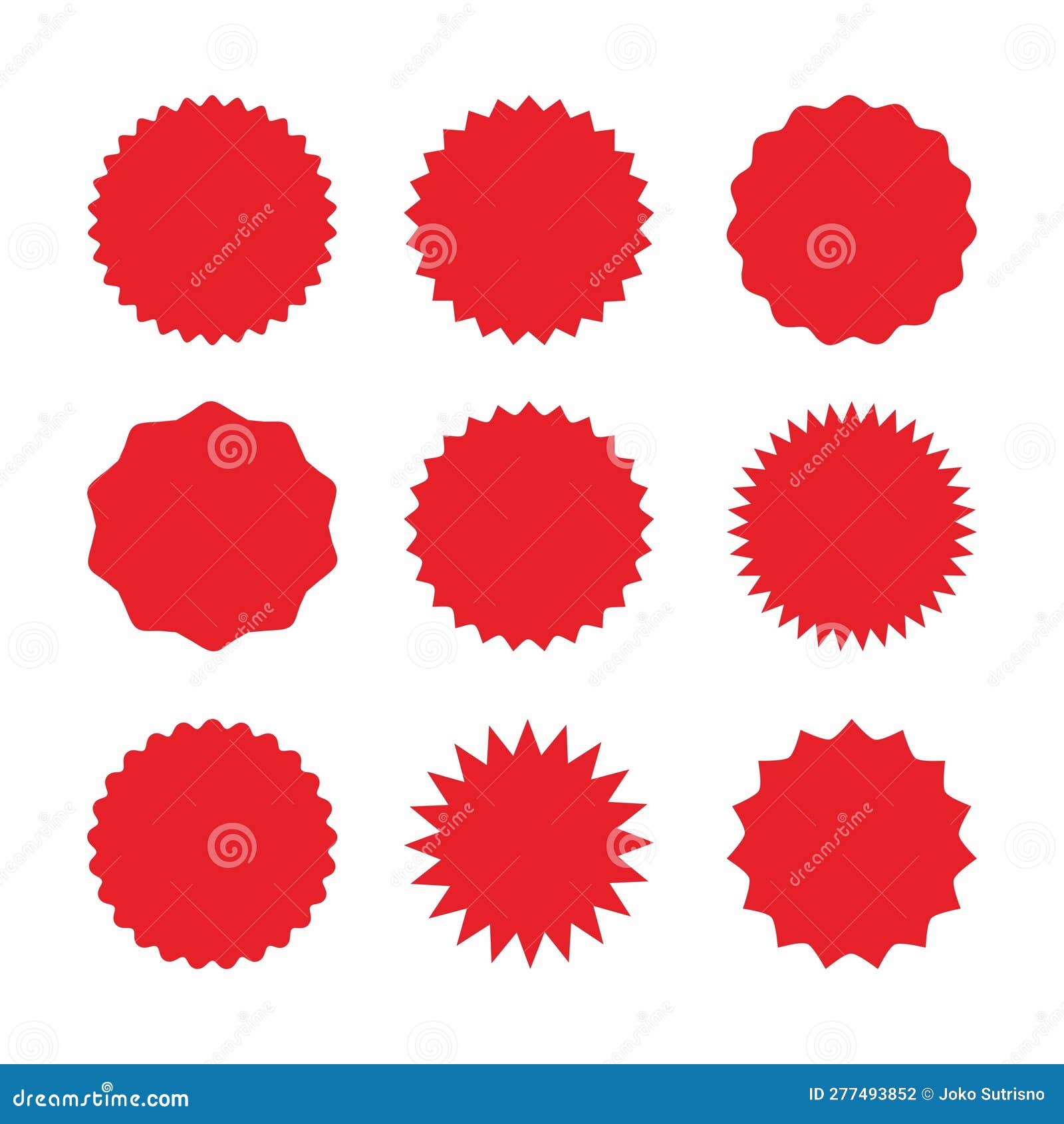 Starburst Seals Vector Illustration | CartoonDealer.com #57226734