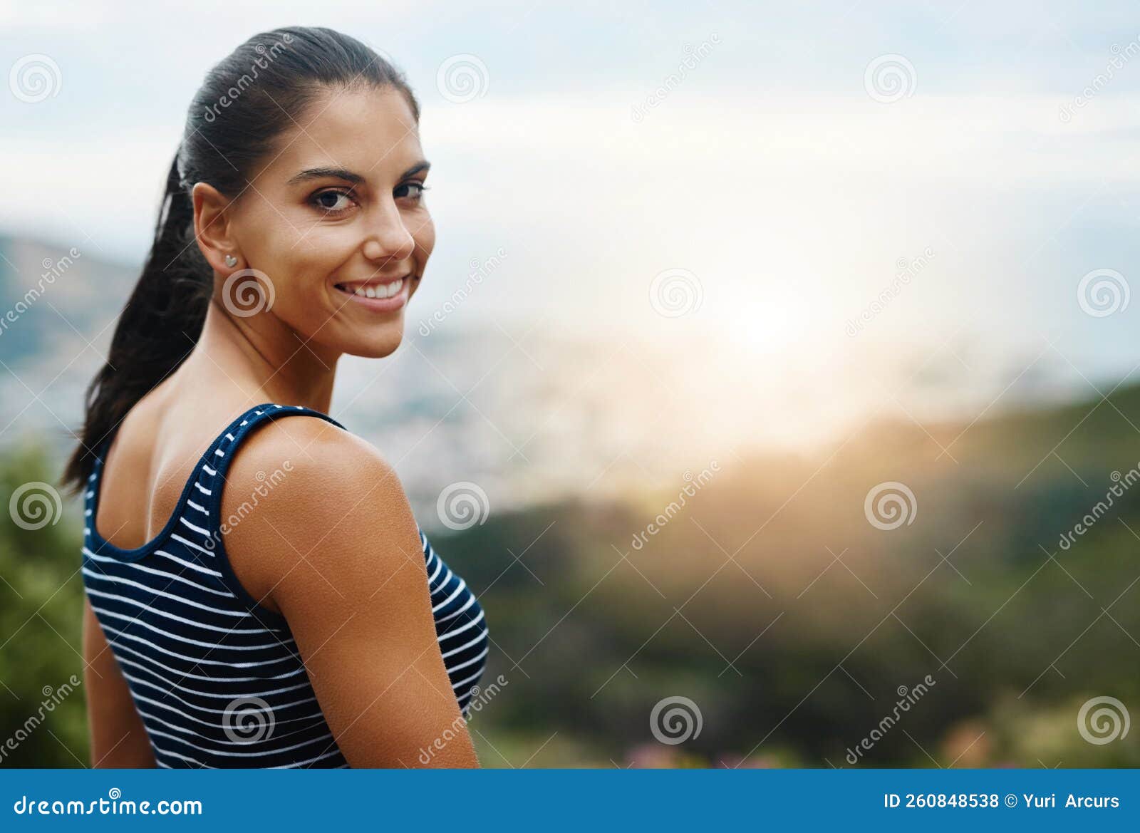 You Cant Beat A Day Out In The Open Air Portrait Of An Attractive