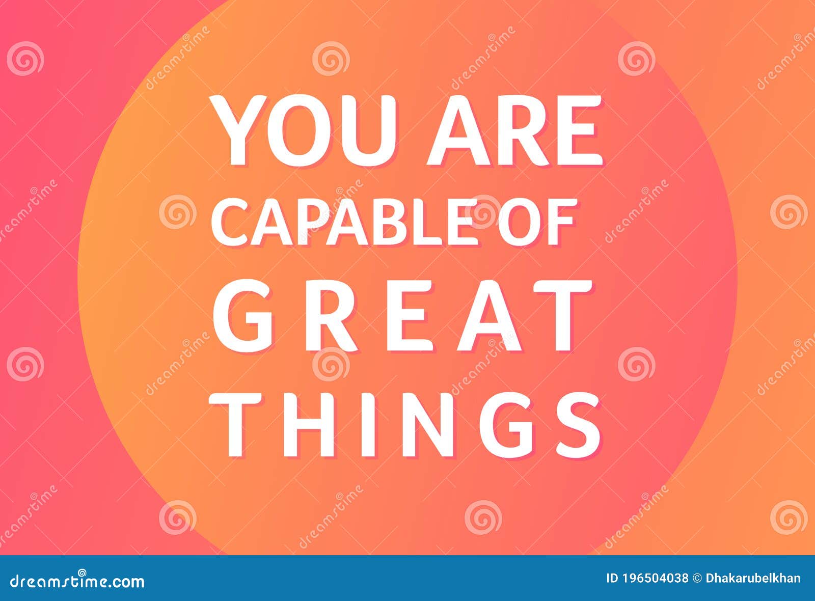 You are Capable of Great Things Stock Vector - Illustration of ...