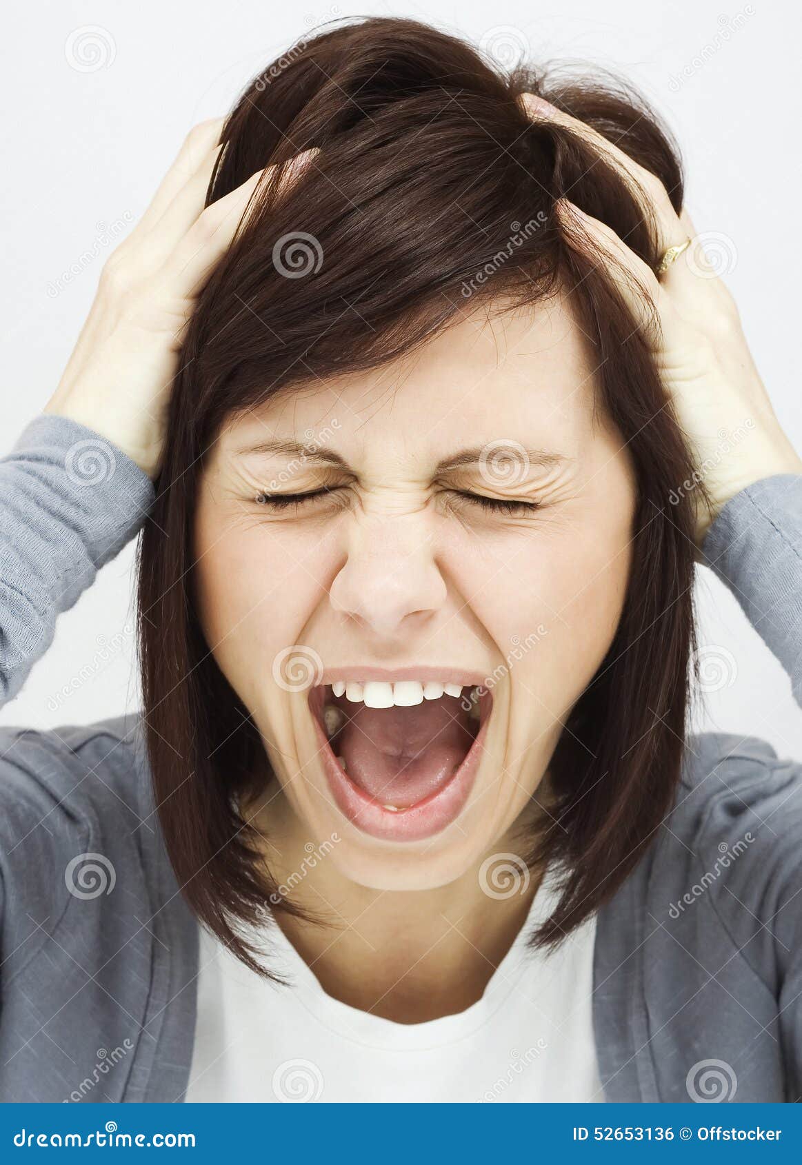 Are you crazy woman stock photo. Image of emotional, anger - 52653136