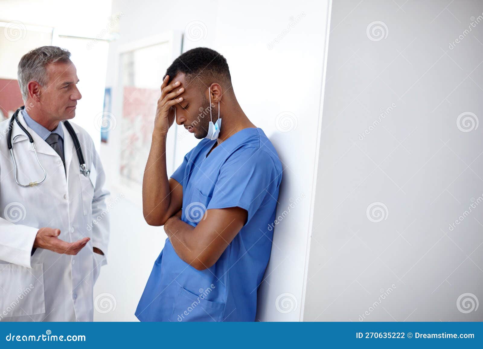 You Did Everything You Could. Shot of a Doctor and a Surgeon Having a ...
